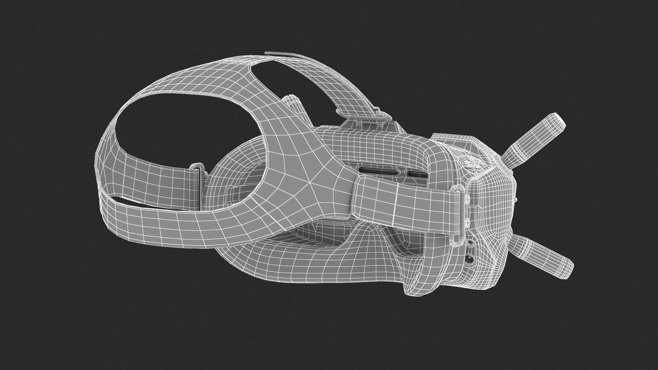 DJI Digital HD FPV Goggles - 3D Model by frezzy