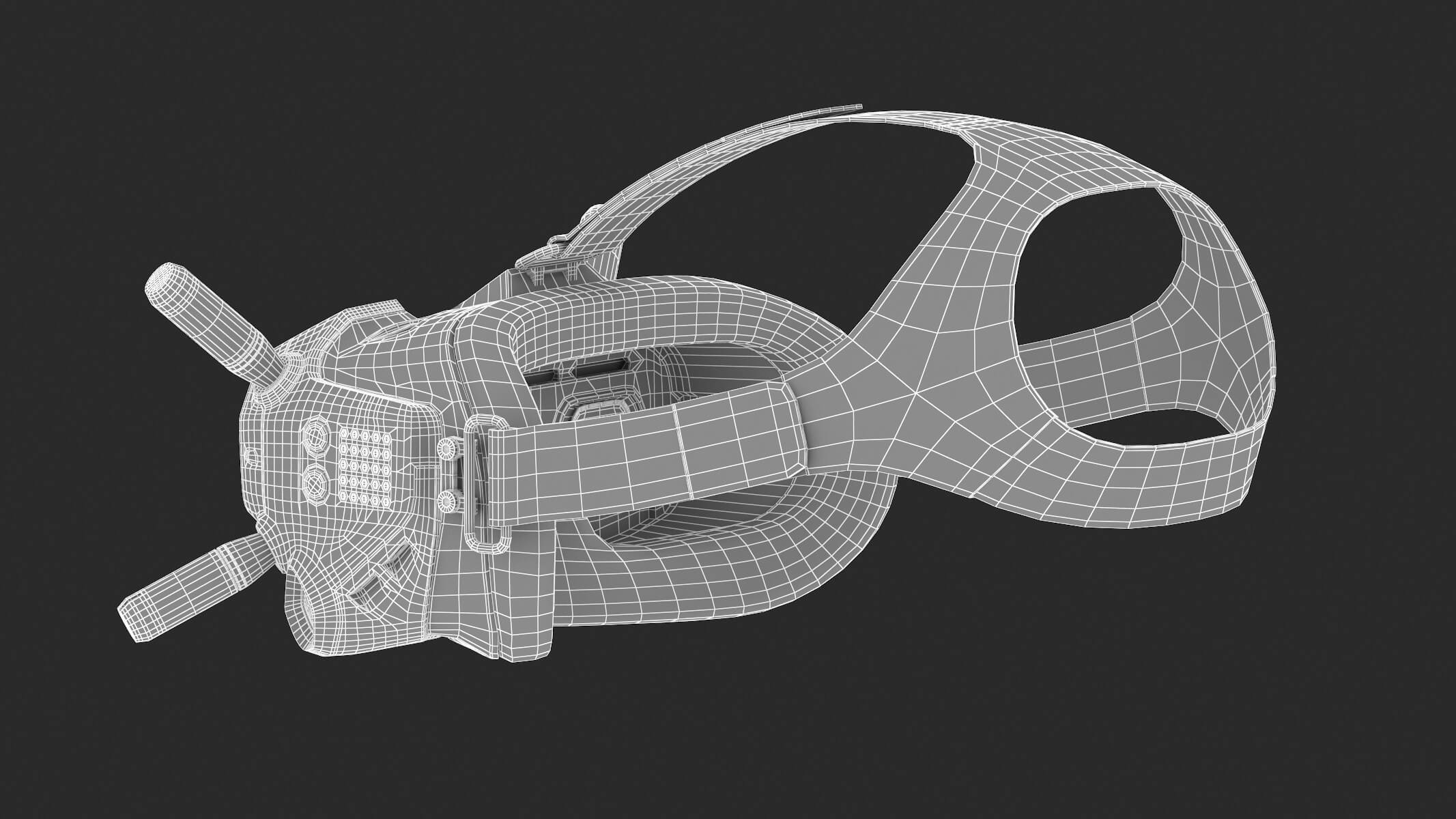 DJI Digital HD FPV Goggles - 3D Model by frezzy