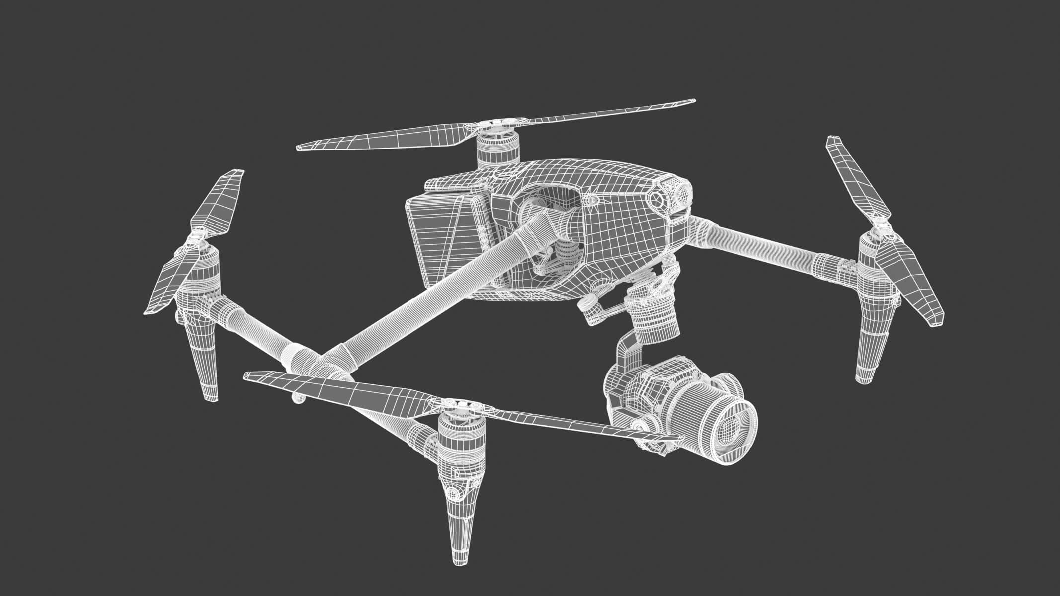 DJI Inspire 3 - 3D Model by frezzy