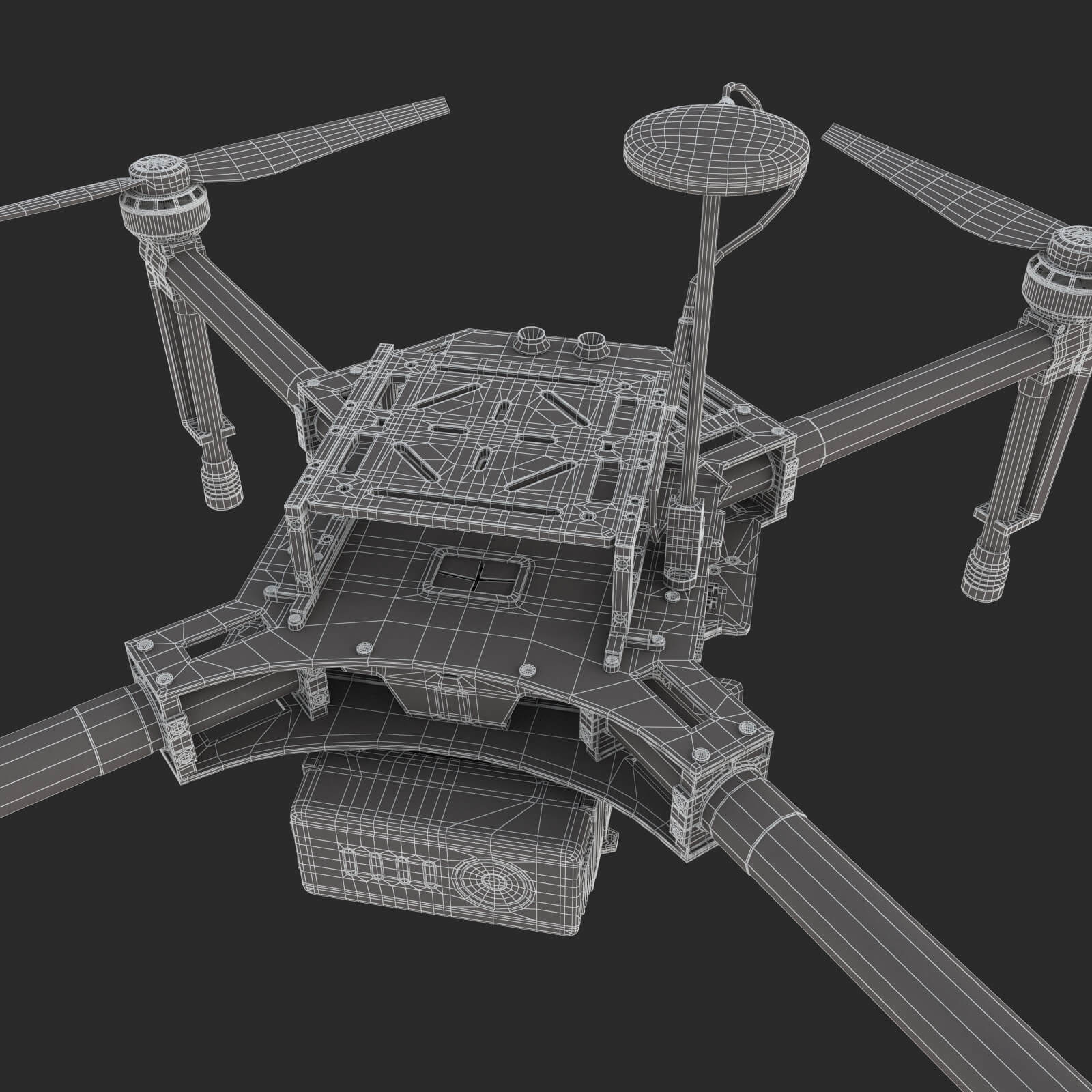DJI Matrice 100 - 3D Model by frezzy