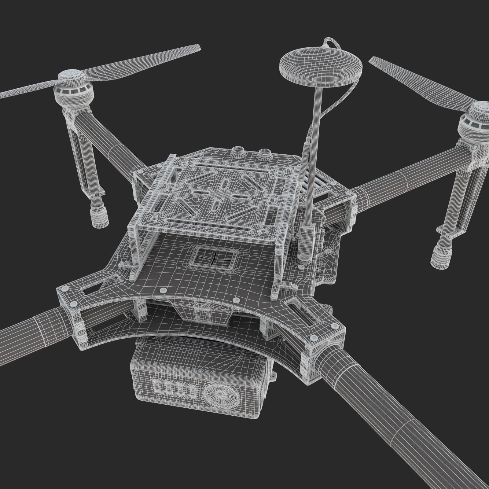 DJI Matrice 100 - 3D Model by frezzy
