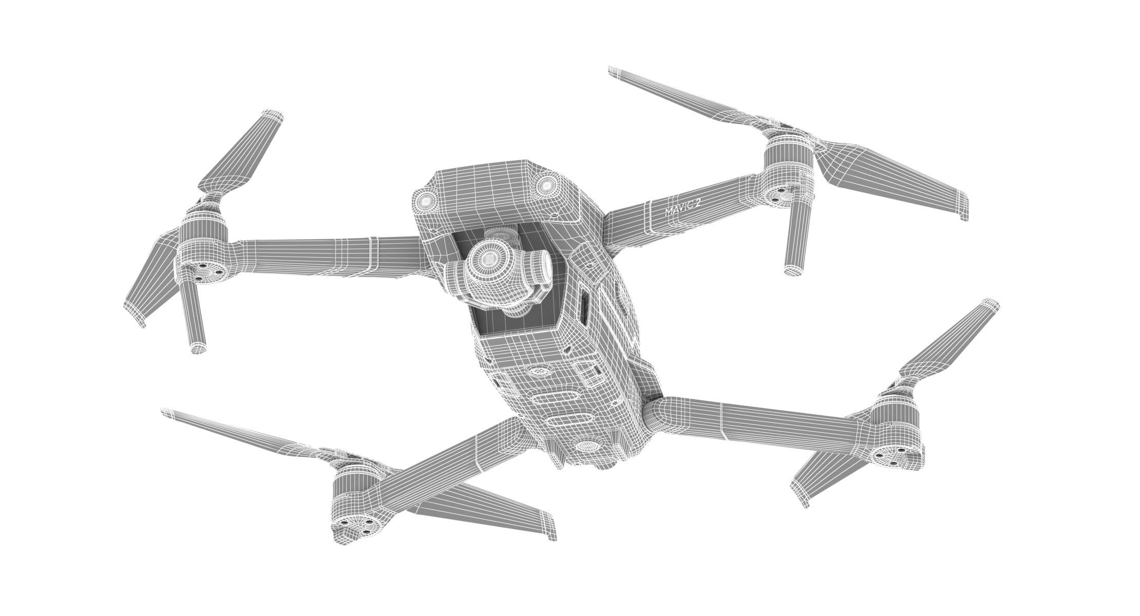 DJI Mavic 2 Pro Zoom - 3D Model by frezzy