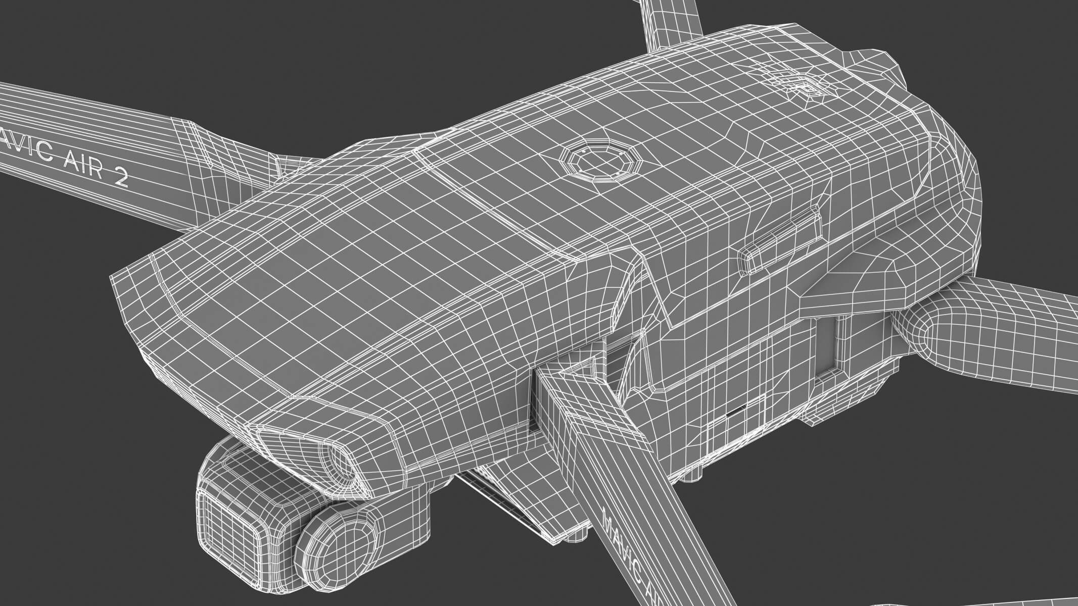 DJI Mavic Air 2 - 3D Model by frezzy