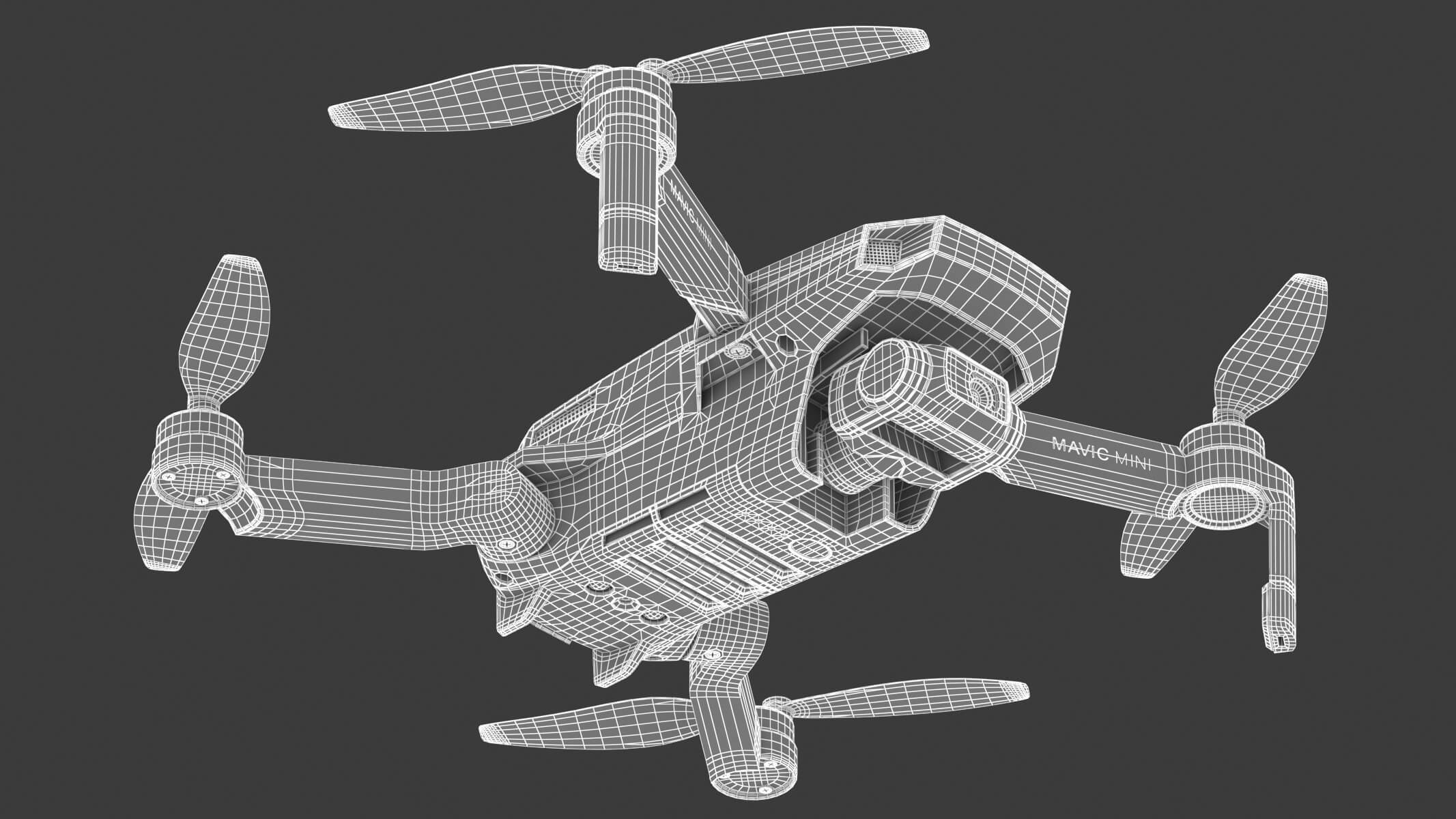 DJI Mavic Mini - 3D Model by frezzy