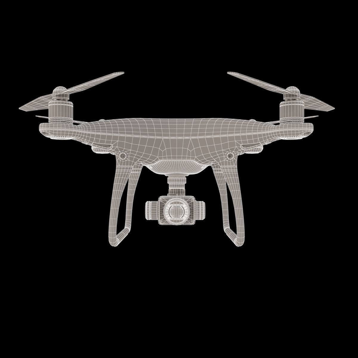 DJI Phantom 4 - 3D Model by frezzy