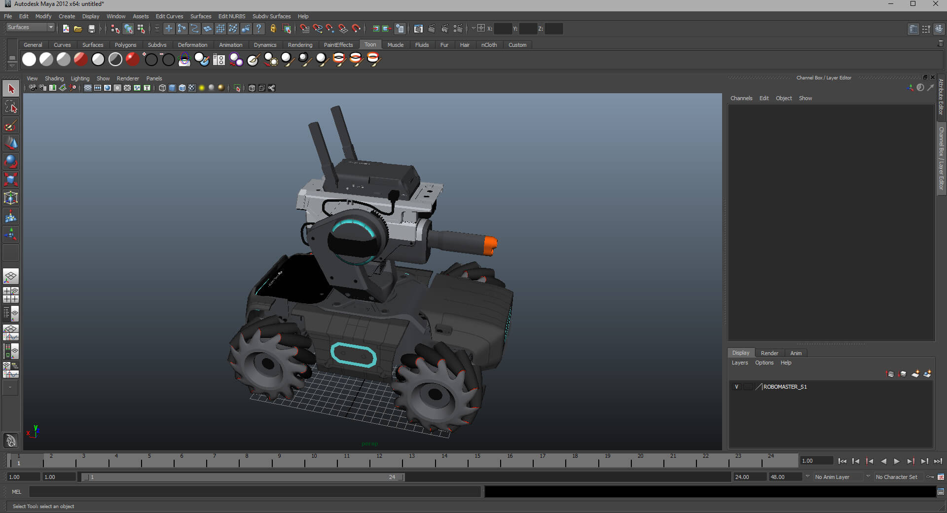 DJI Robomaster S1 - 3D Model by frezzy