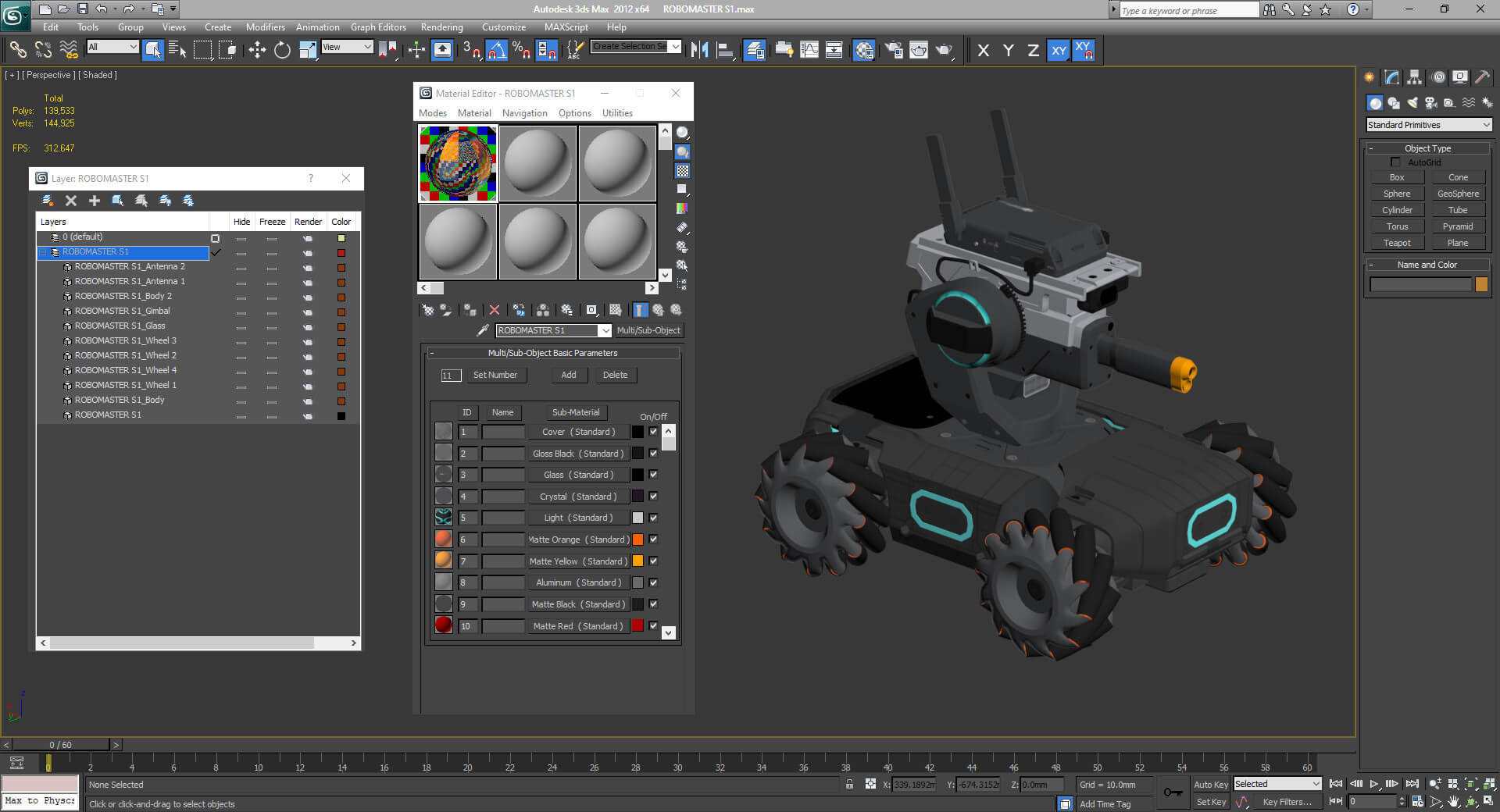 DJI Robomaster S1 - 3D Model by frezzy