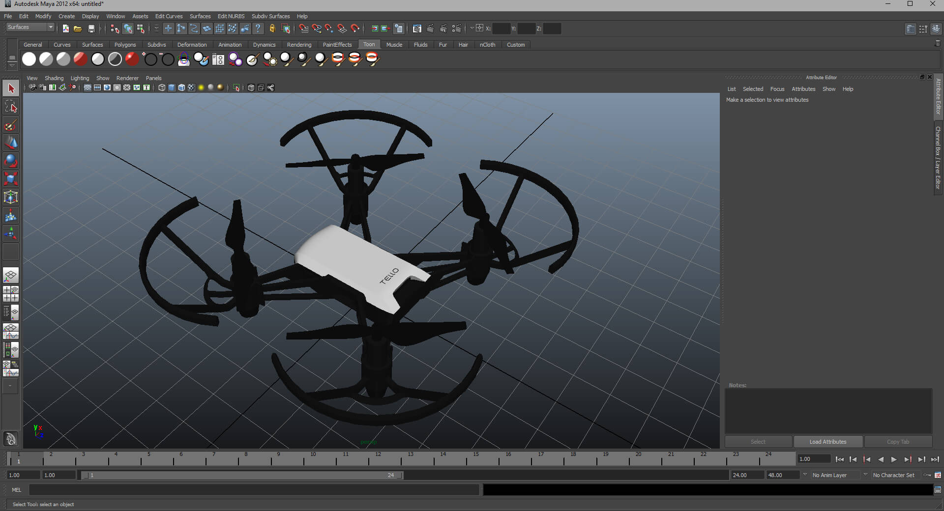 DJI Tello - 3D Model by frezzy