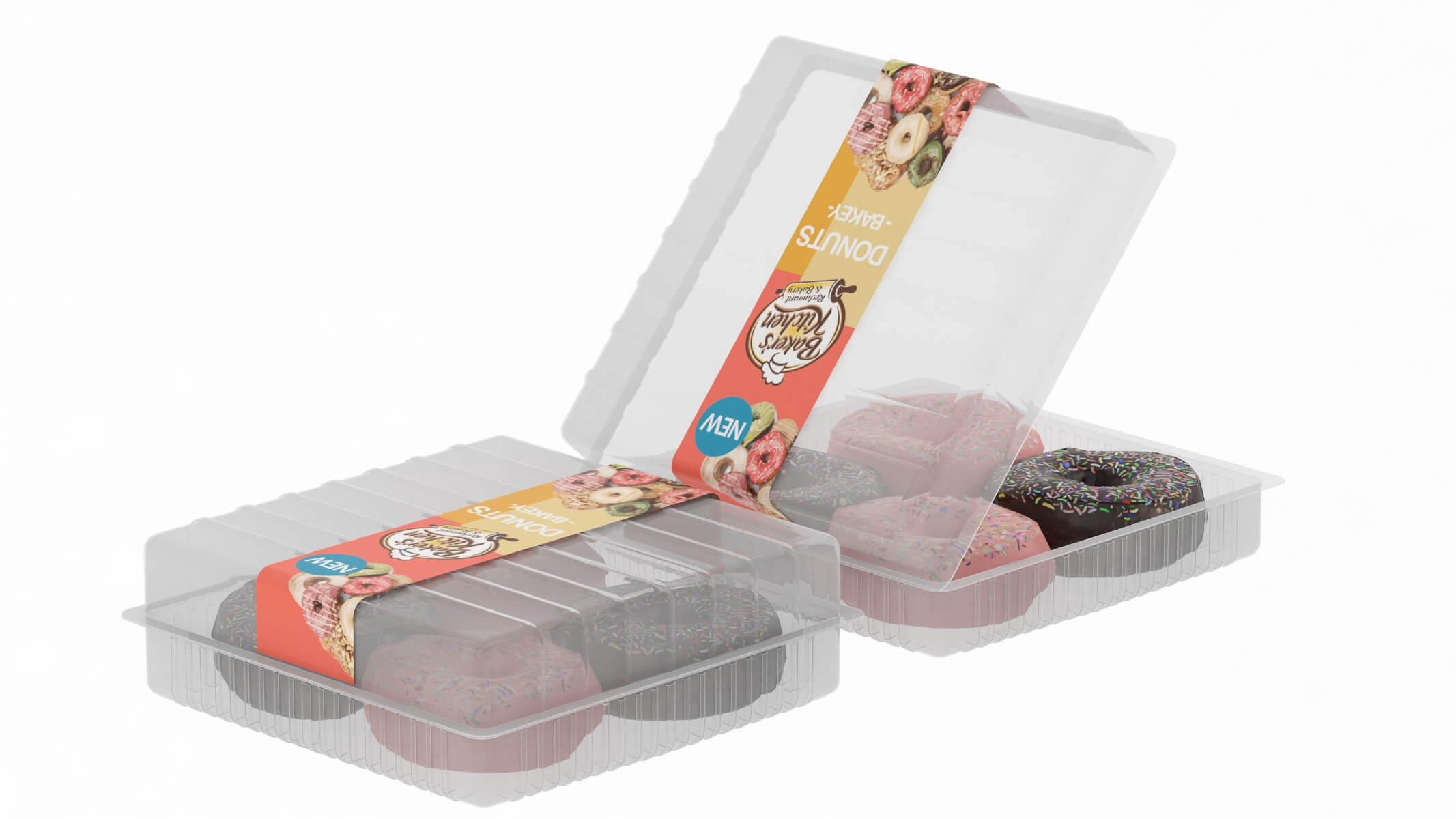 Donuts Low Poly - 3D Model by frezzy