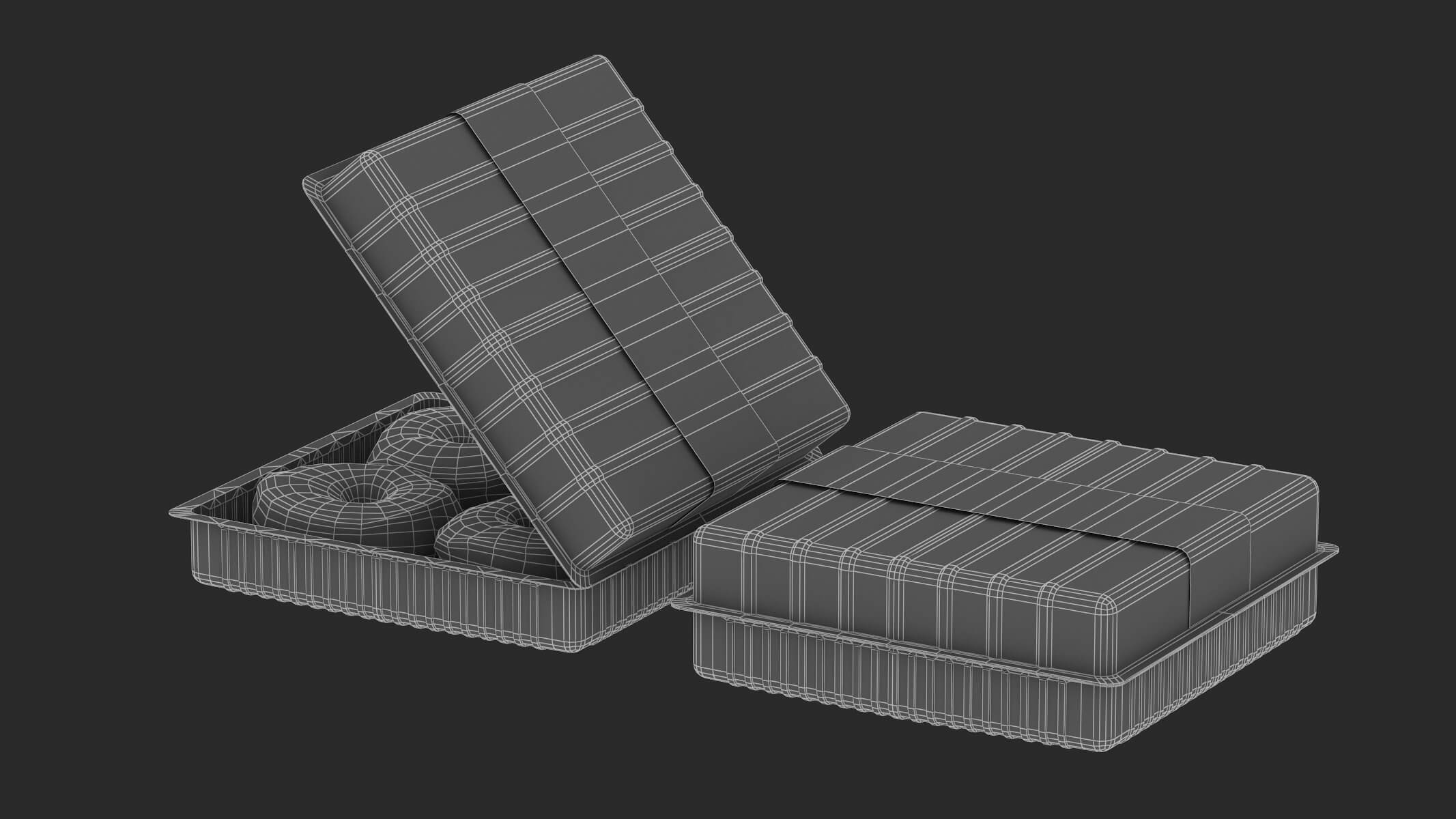 Donuts Low Poly - 3D Model by frezzy