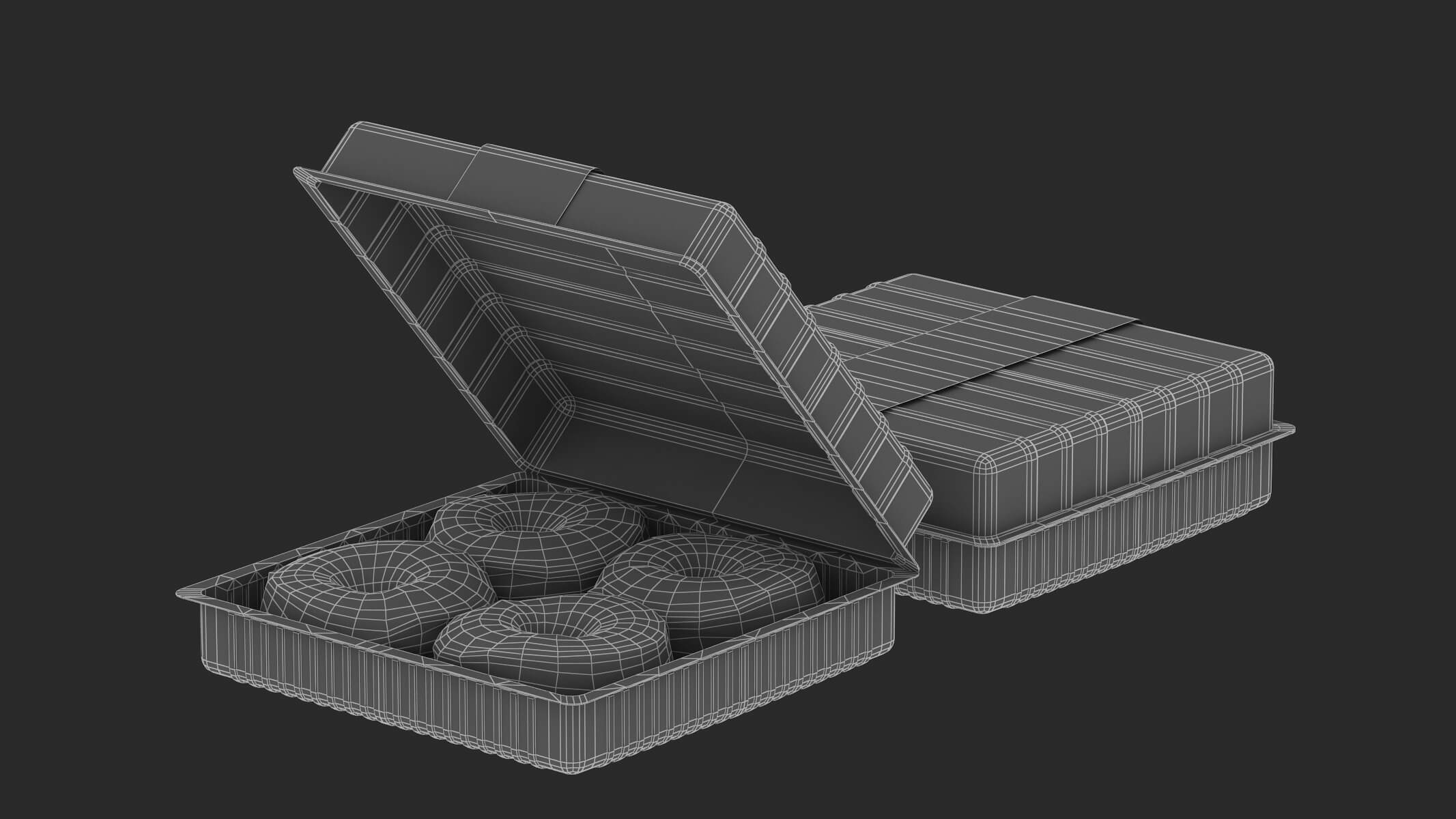 Donuts Low Poly - 3D Model by frezzy