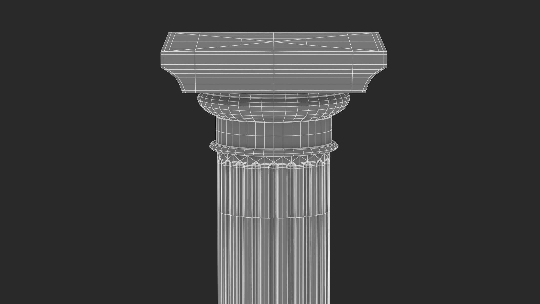 Doric Column - 3D Model by frezzy