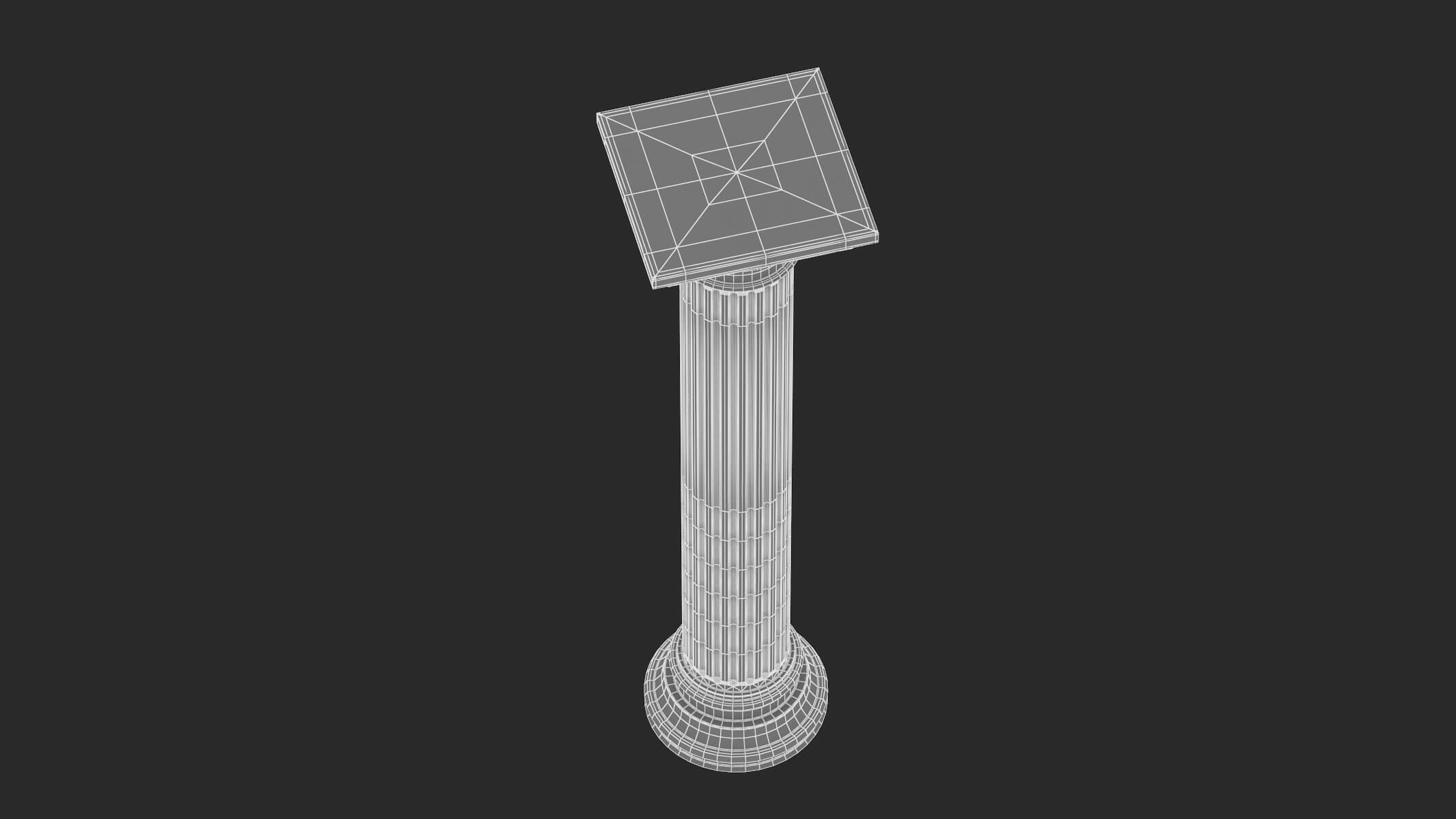 Doric Column - 3D Model by frezzy