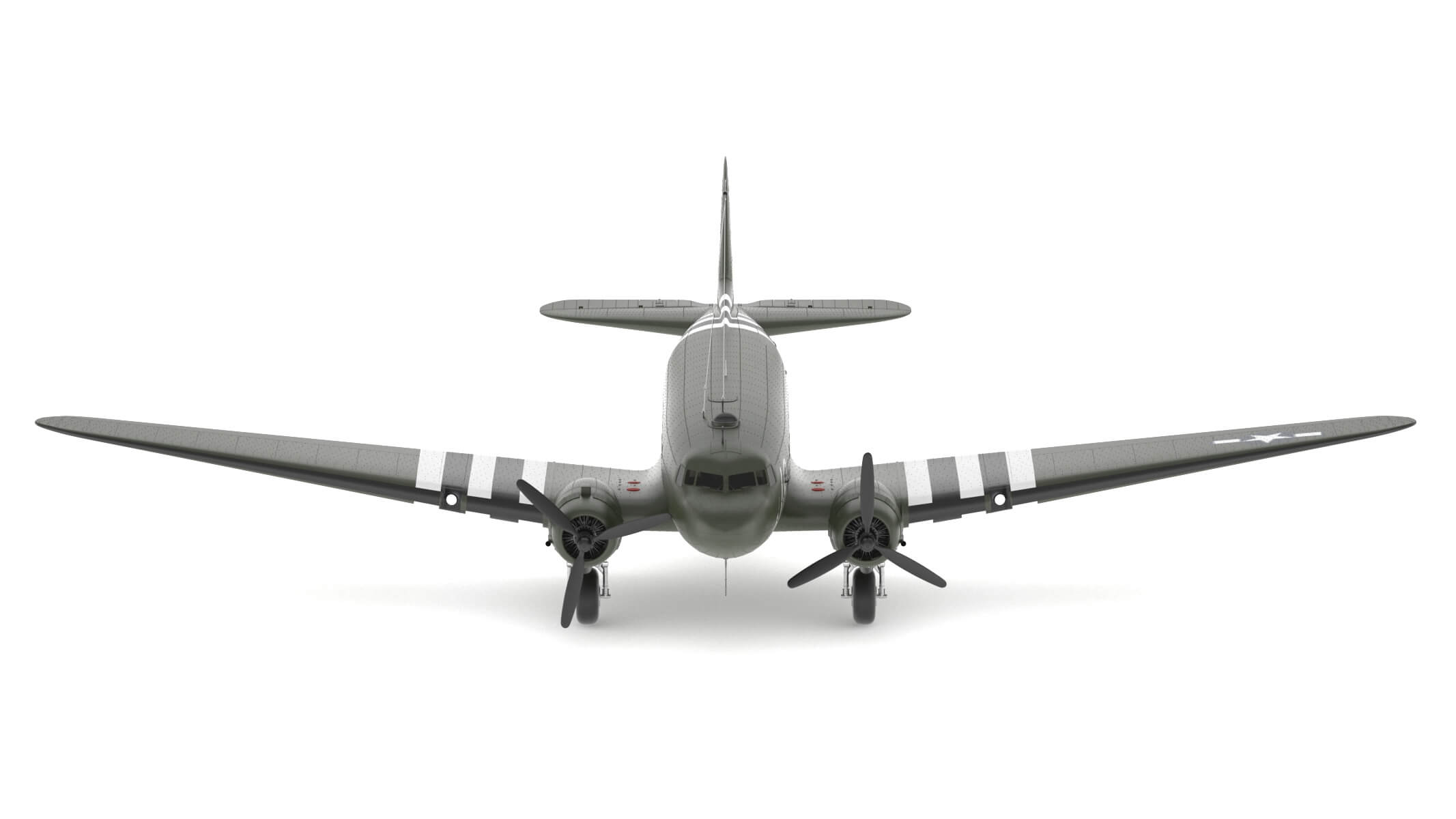Douglas C-47 Skytrain 3D Model by frezzy