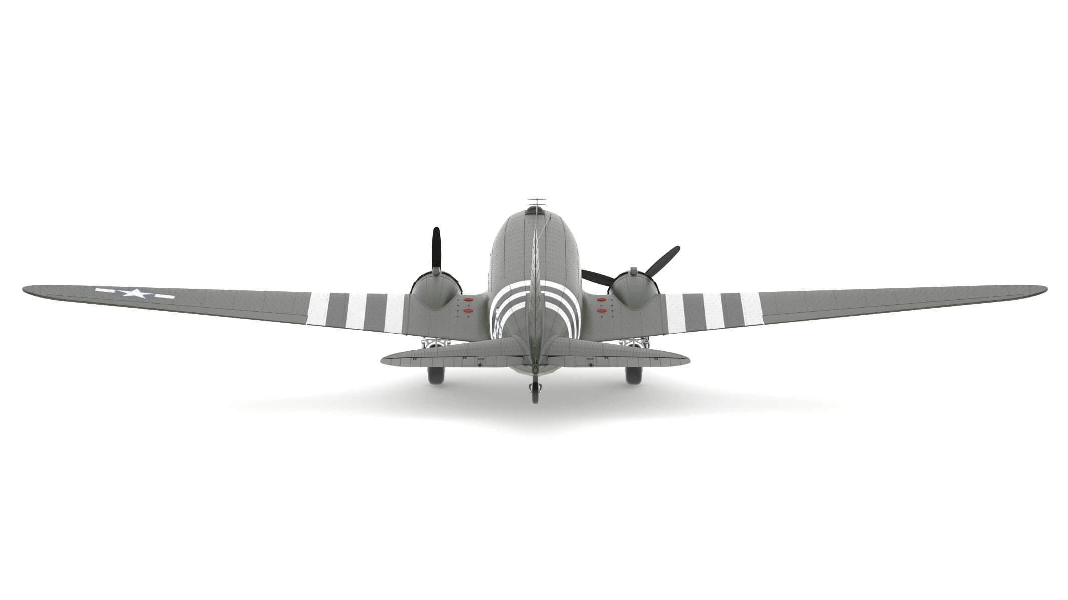 Douglas C-47 Skytrain 3D Model by frezzy