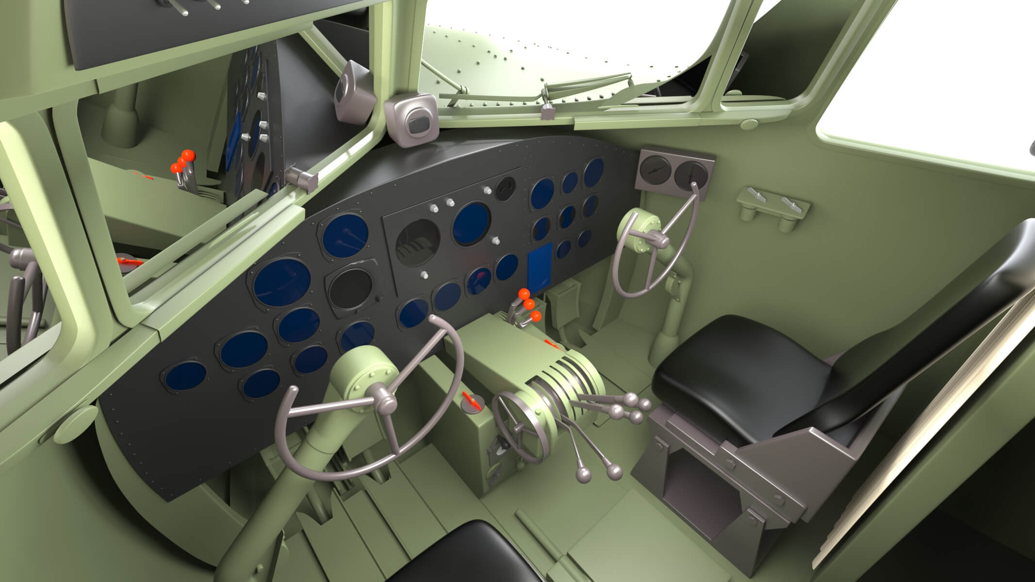 Douglas C-47 Skytrain 3D Model by frezzy