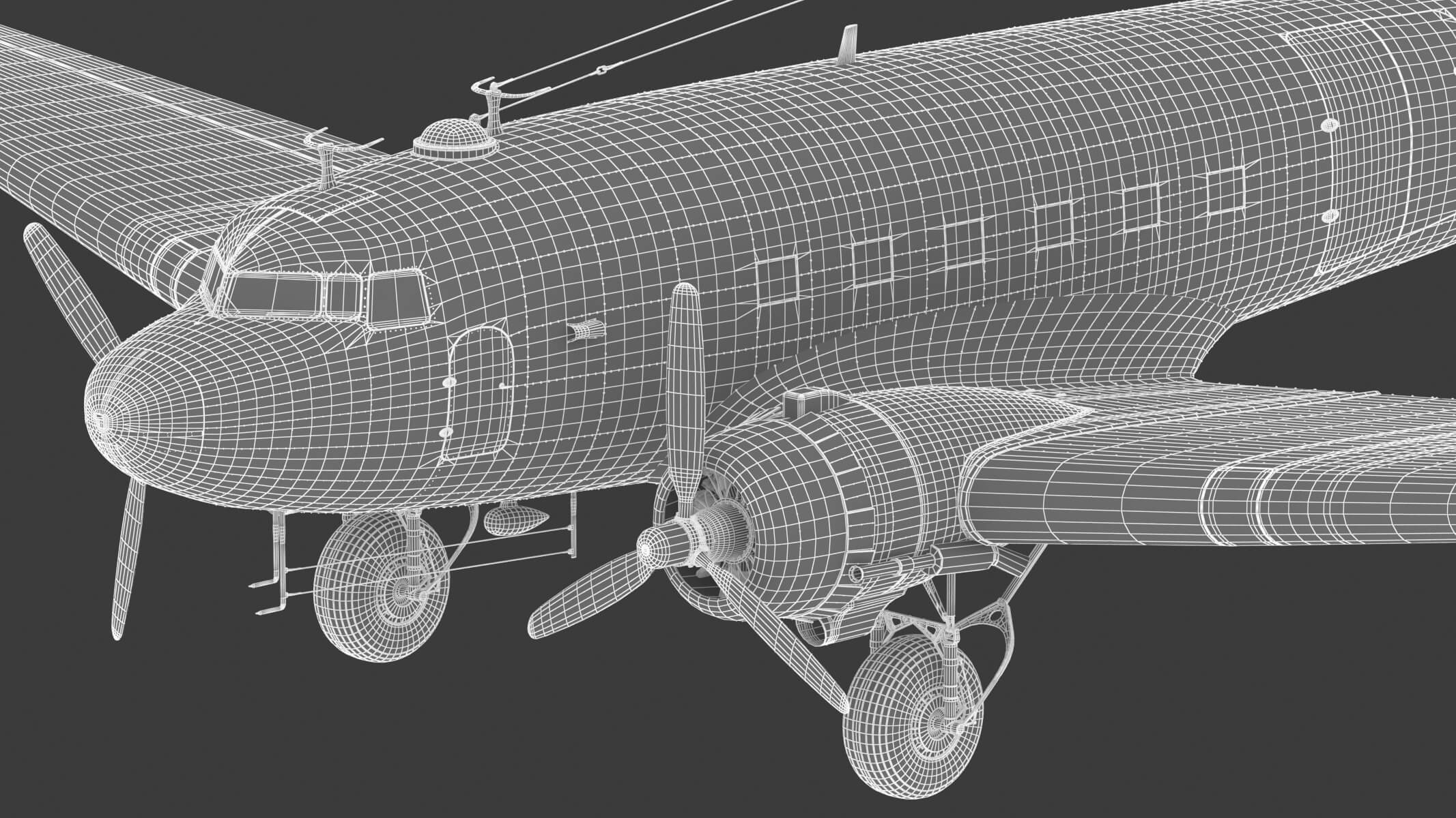 Douglas C-47 Skytrain 3D Model by frezzy