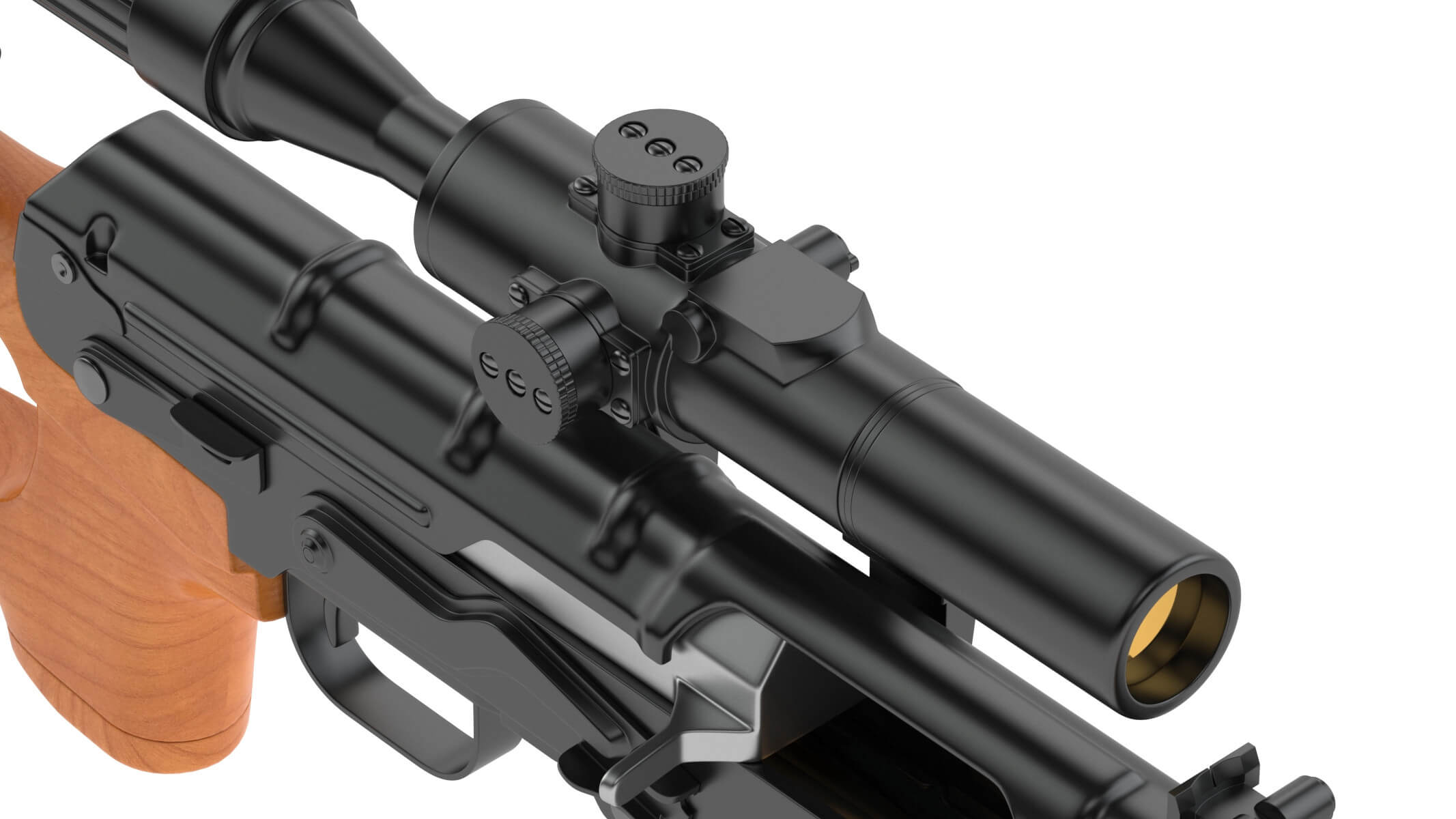 Dragunov Sniper Rifle - 3D Model by frezzy