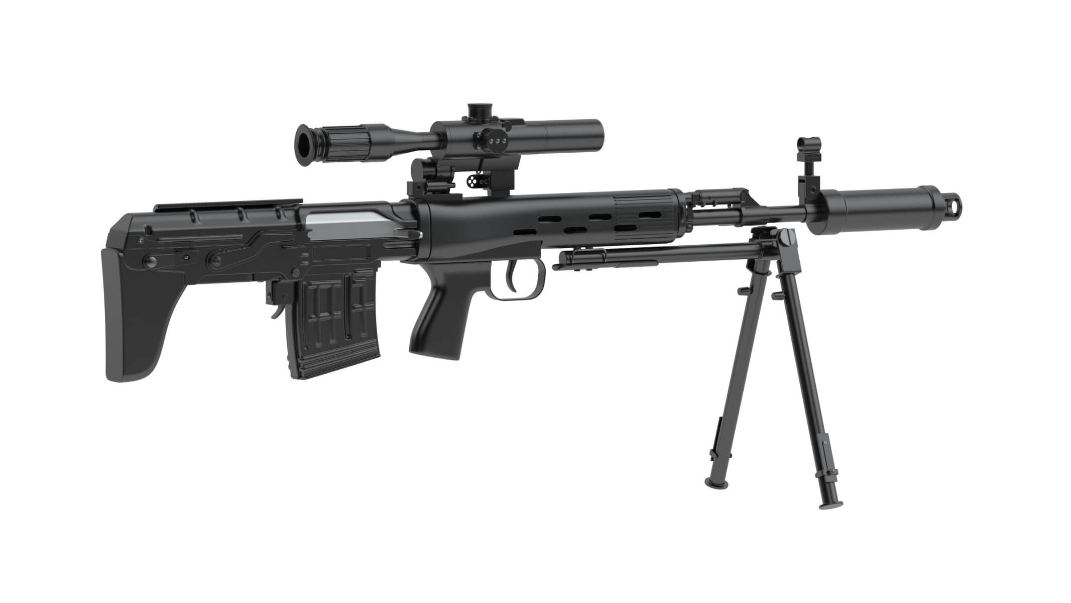 Dragunov SVU - 3D Model by frezzy