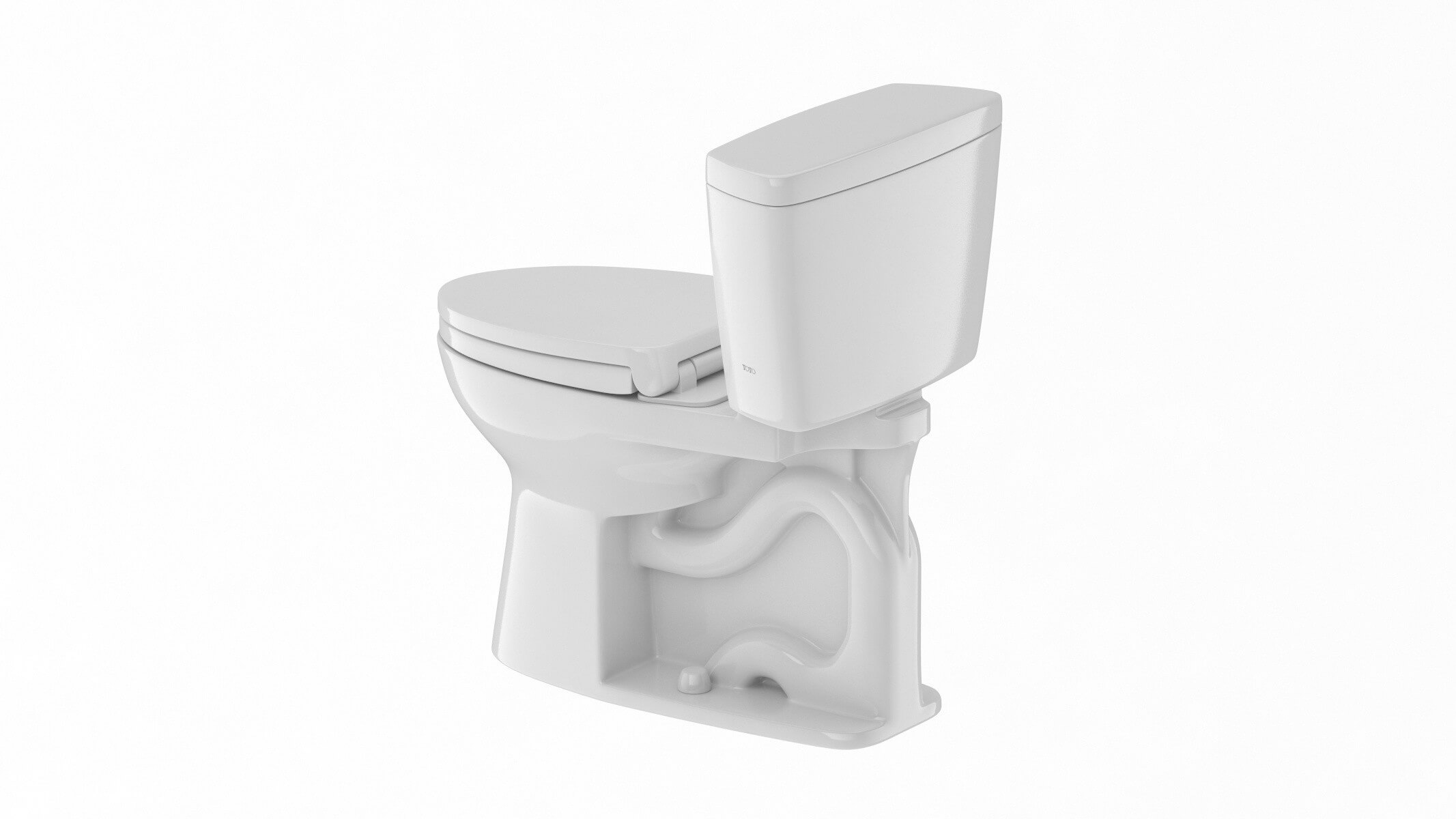 Drake Two-Piece Toilet 3D Model by frezzy