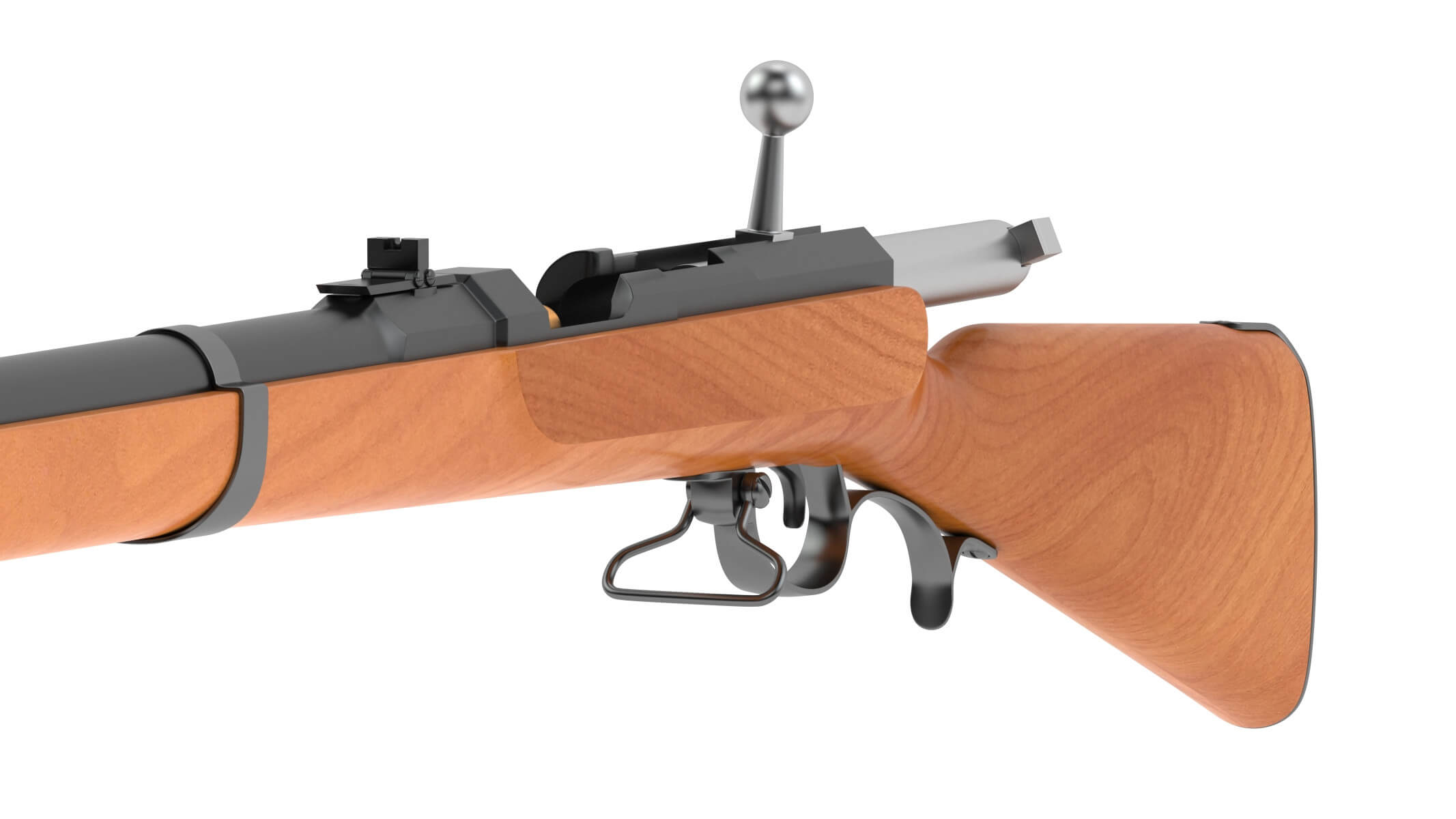 Dreyse Needle Gun - 3D Model by frezzy