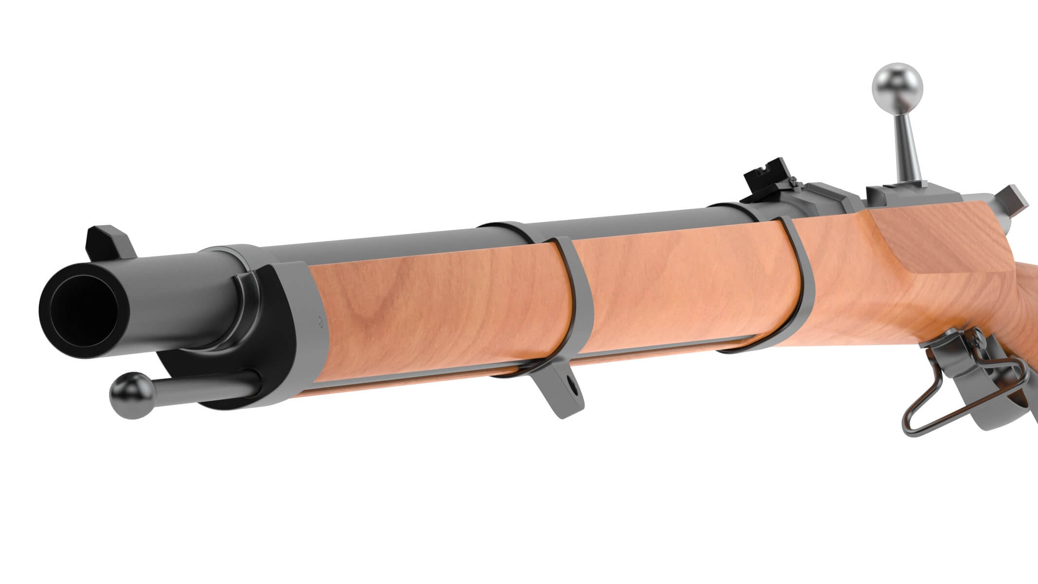 Dreyse Needle Gun - 3D Model by frezzy