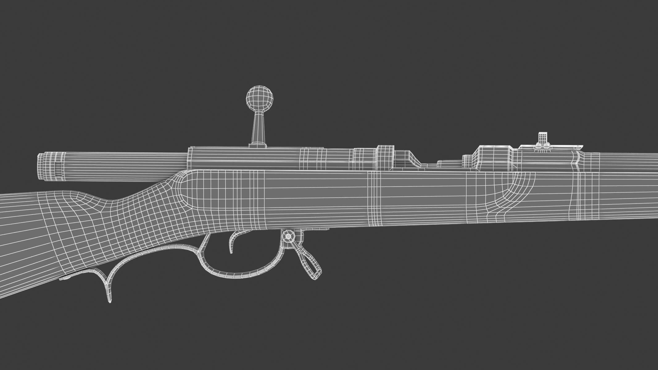 Dreyse Needle Gun - 3D Model by frezzy