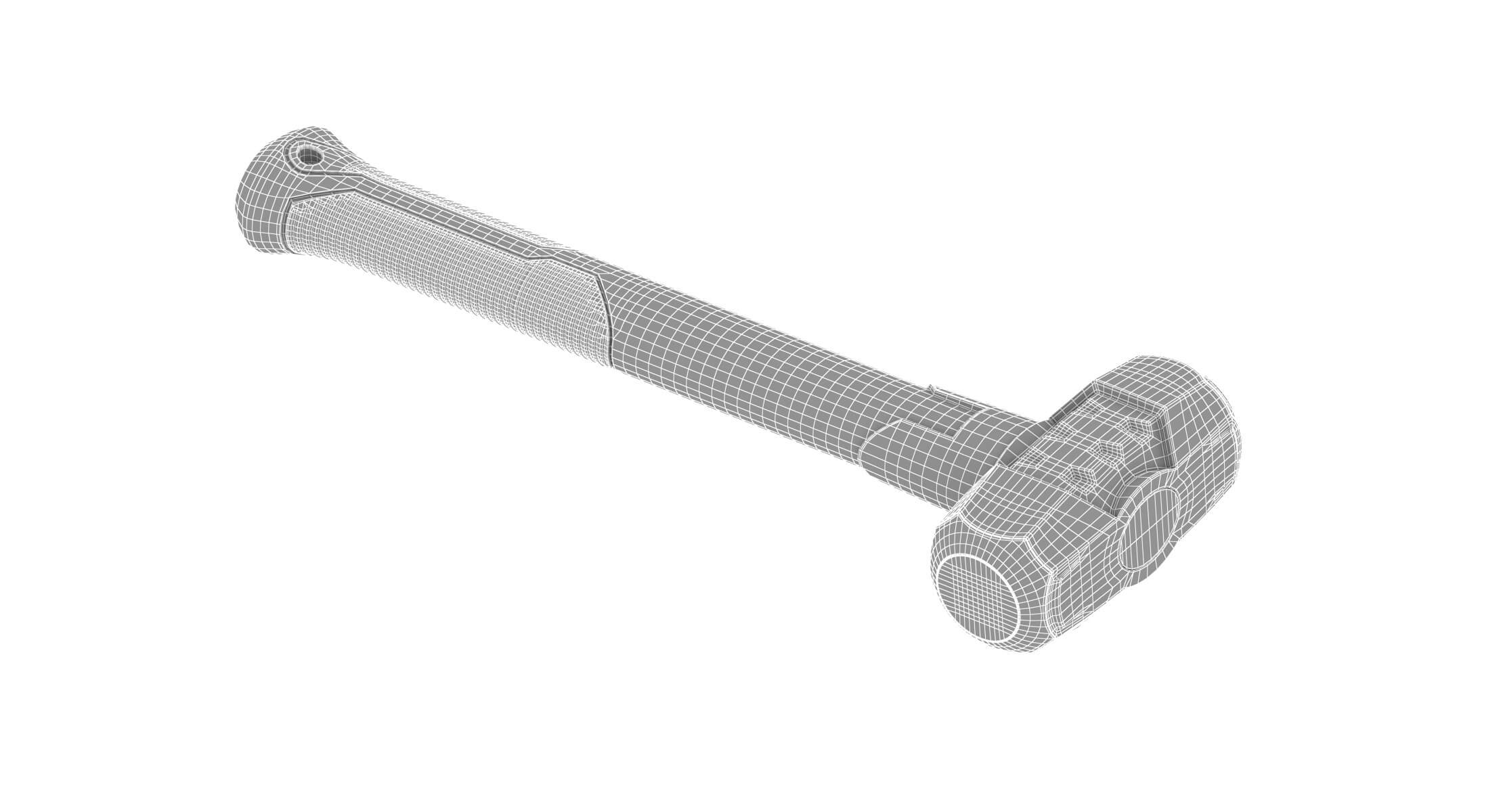 Drilling Sledge Hammer - 3D Model by frezzy