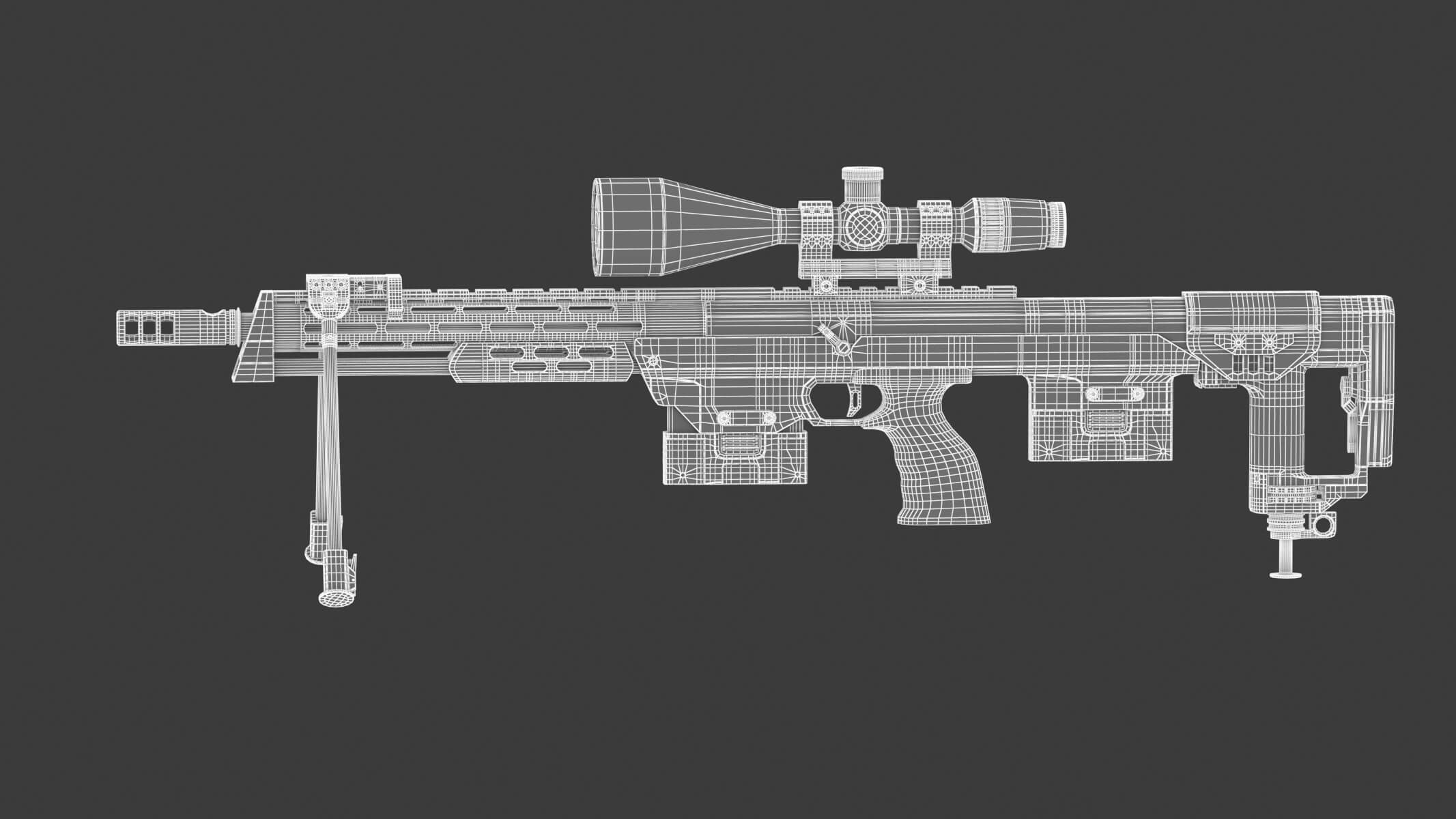 DSR-Precision DSR-1 3D Model by frezzy