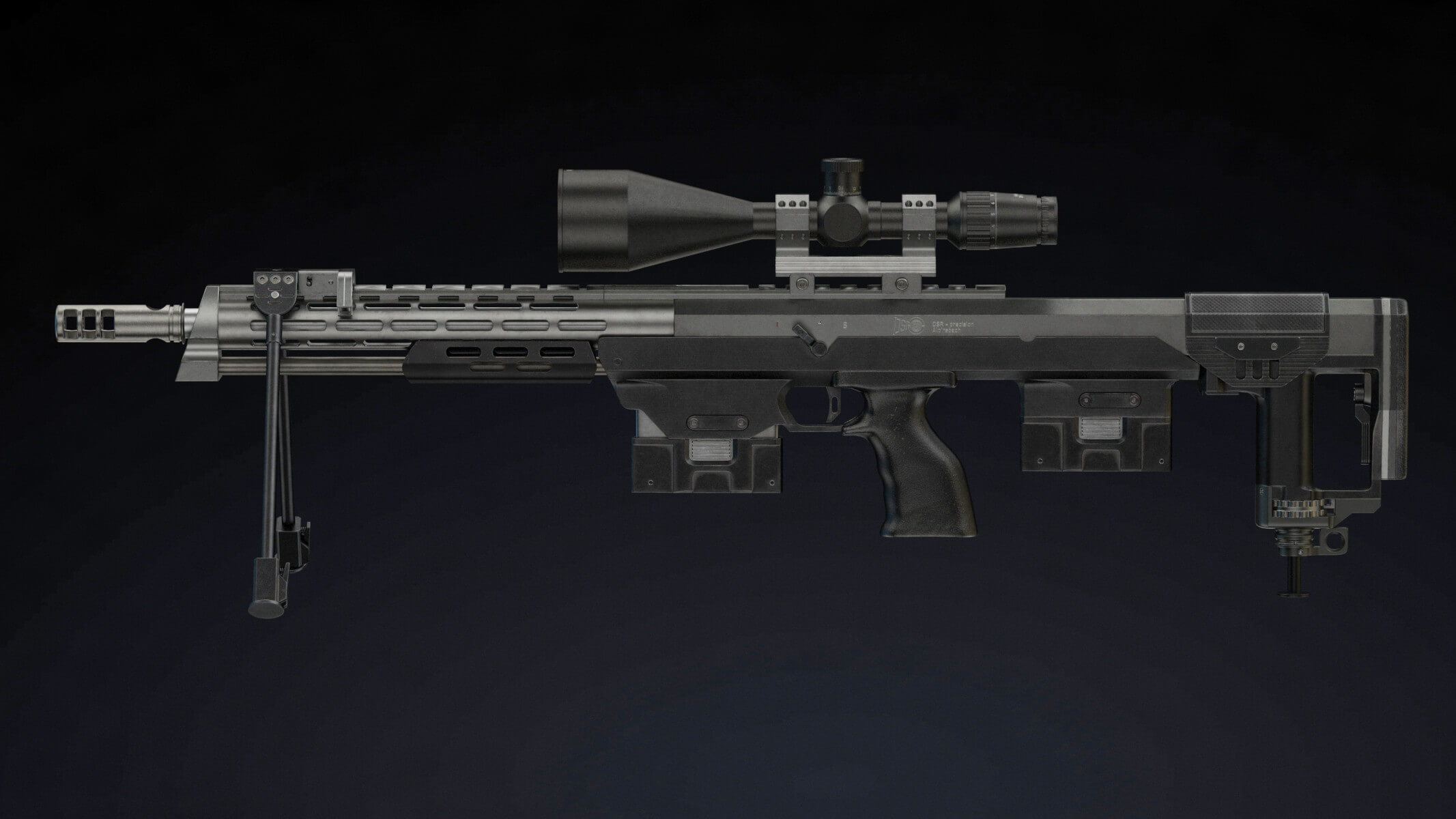 Dsr Precision Low Poly - 3D Model by frezzy