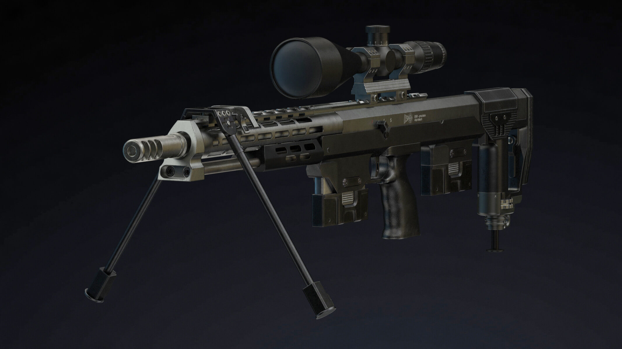 Dsr Precision Low Poly - 3D Model by frezzy
