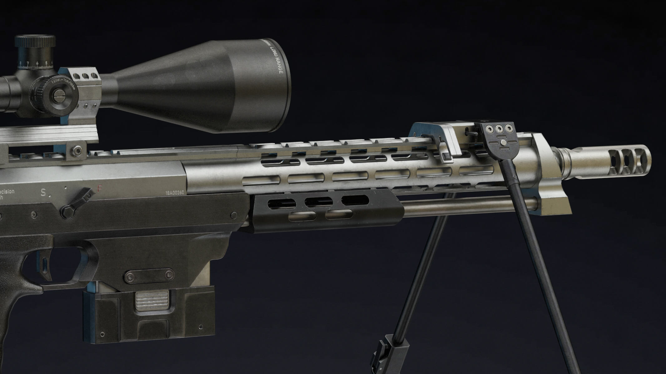 Dsr Precision Low Poly - 3D Model by frezzy