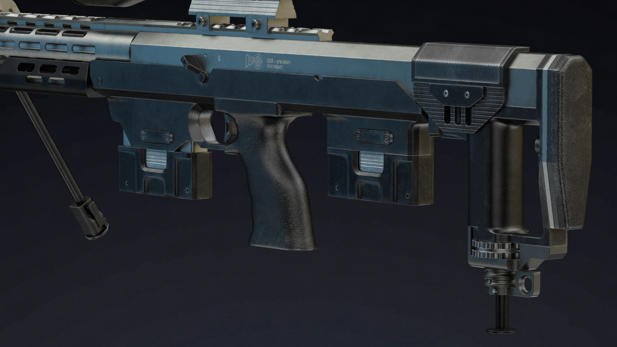 Dsr Precision Low Poly - 3D Model by frezzy