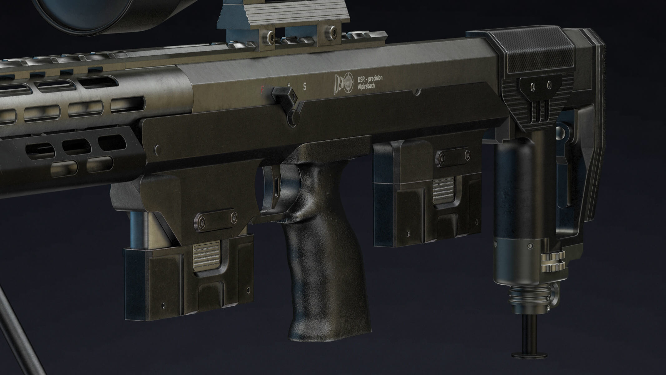 Dsr Precision Low Poly - 3D Model by frezzy