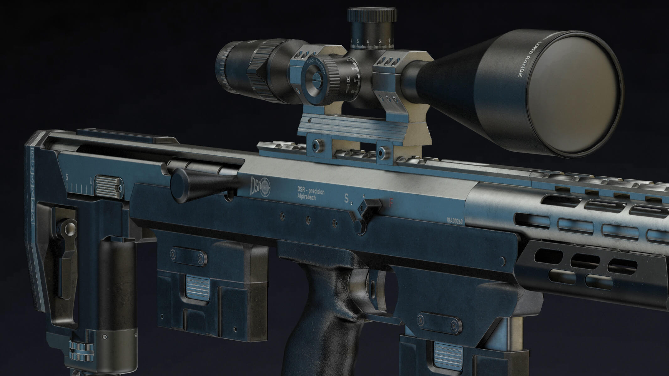 Dsr Precision Low Poly - 3D Model by frezzy