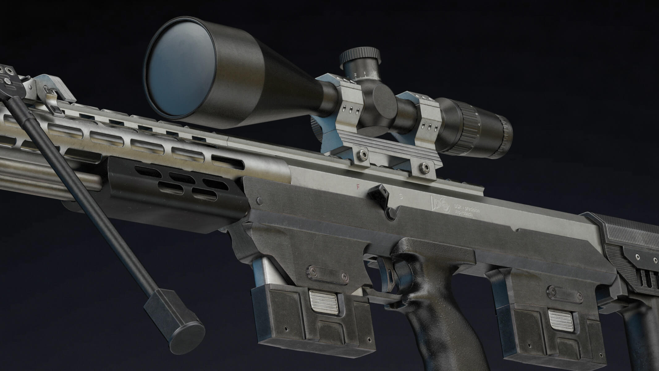 Dsr Precision Low Poly - 3D Model by frezzy