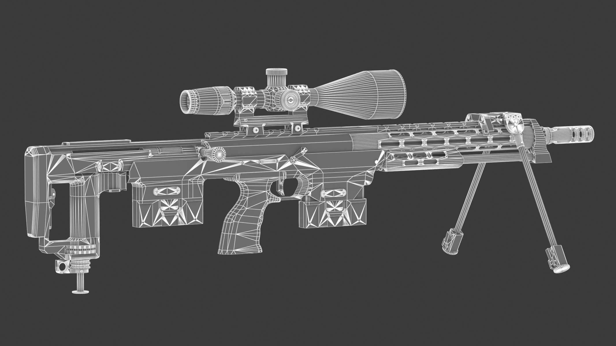 Dsr Precision Low Poly - 3D Model by frezzy