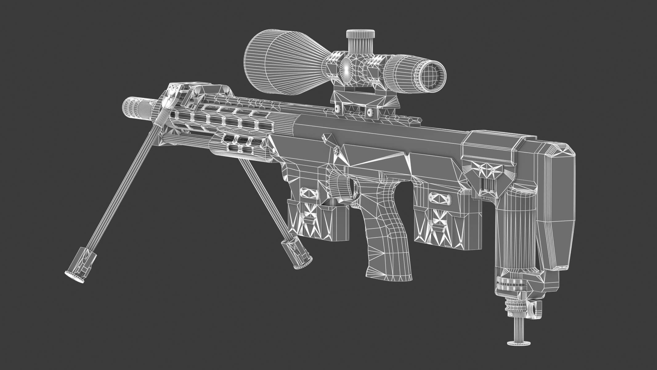 Dsr Precision Low Poly - 3D Model by frezzy