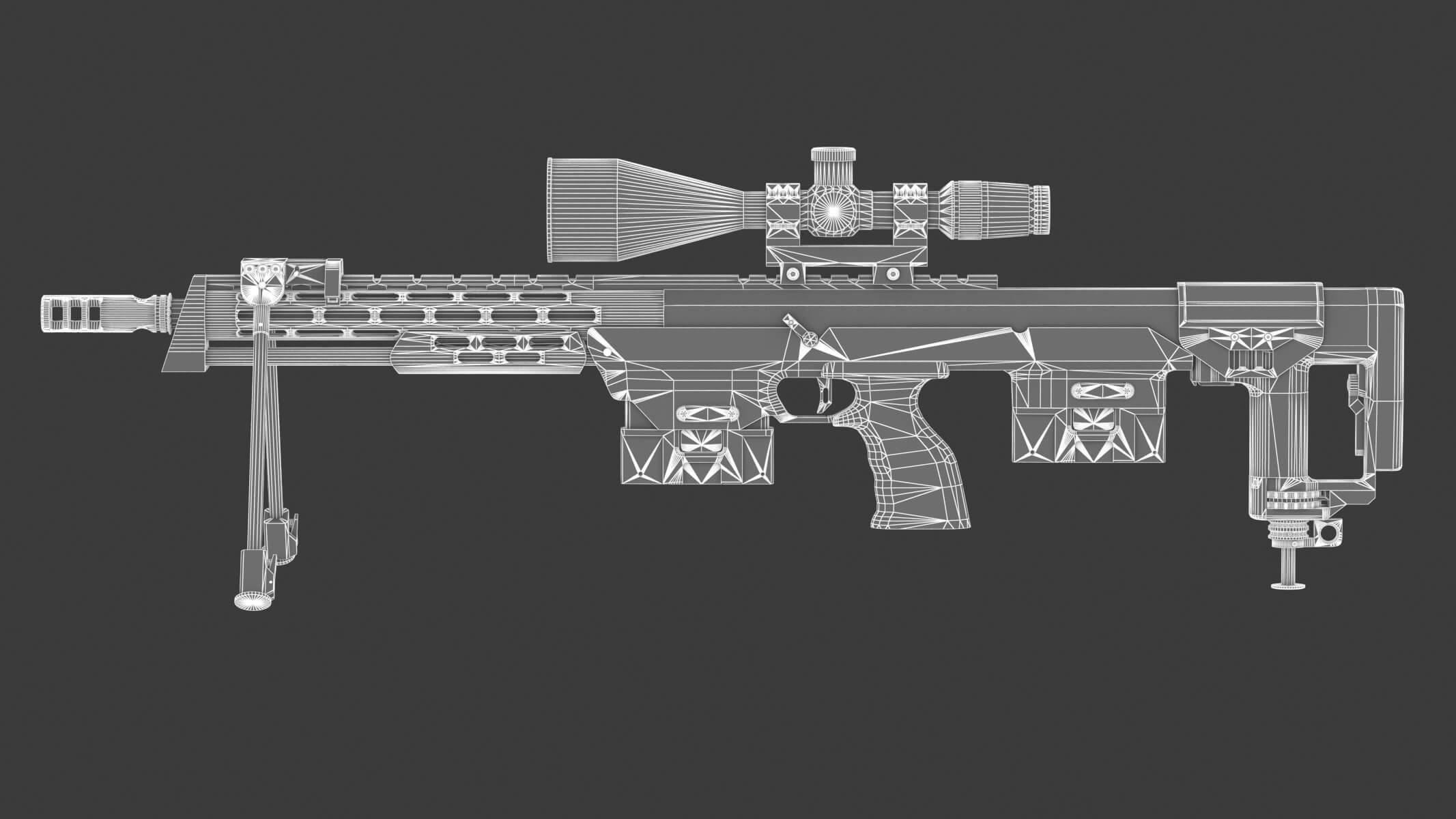 Dsr Precision Low Poly - 3D Model by frezzy