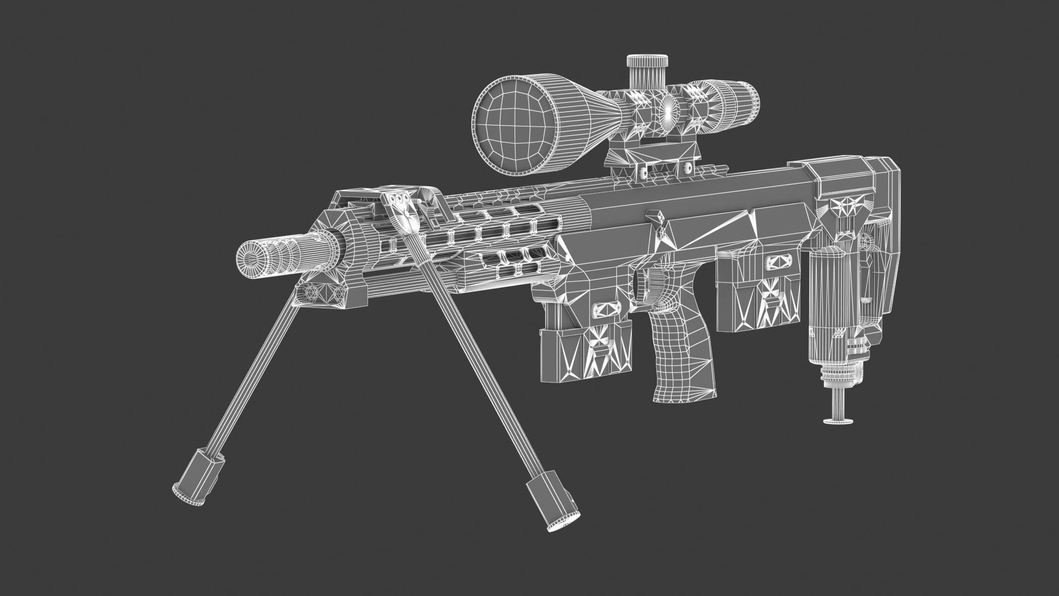 Dsr Precision Low Poly - 3D Model by frezzy