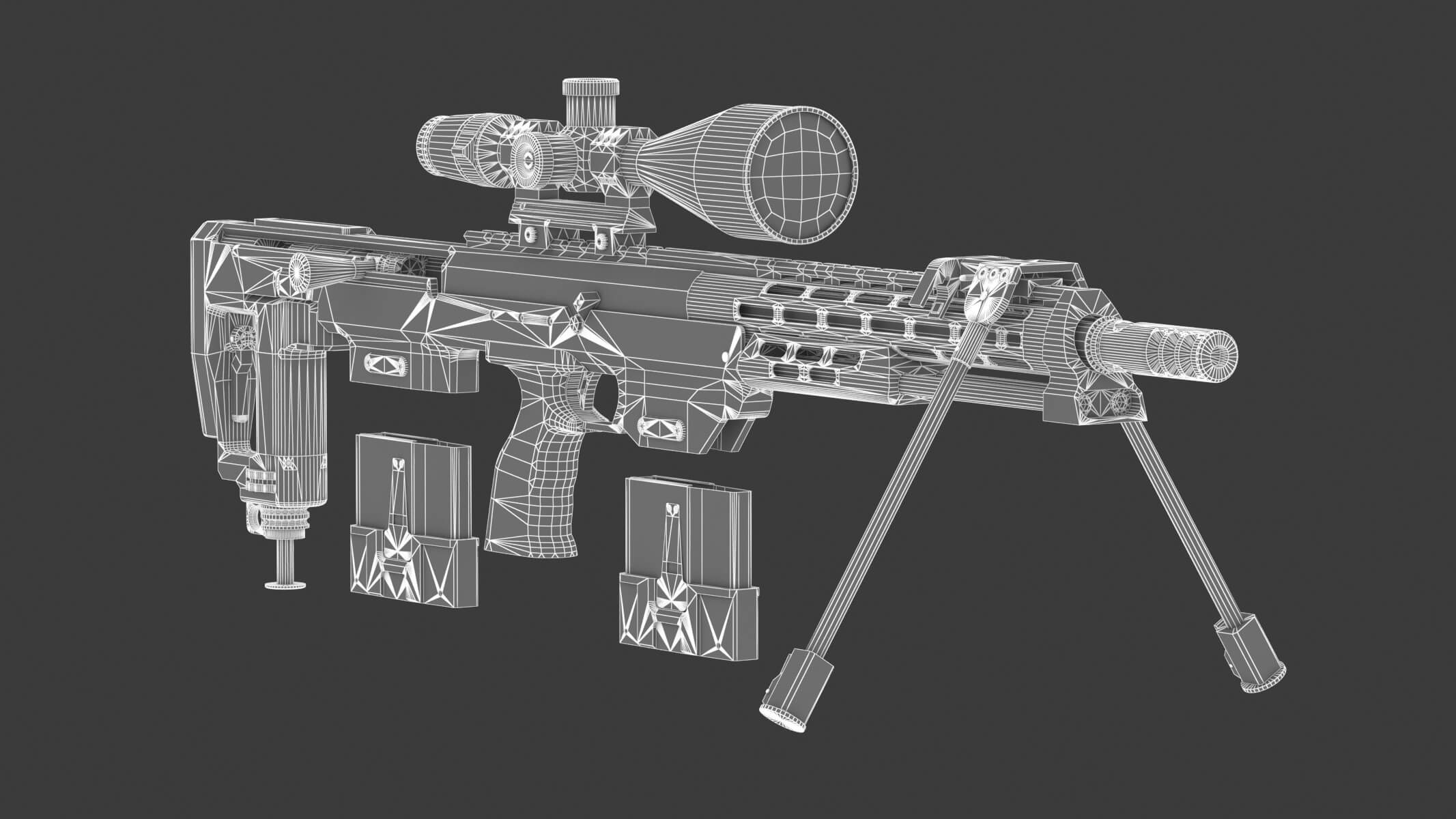 Dsr Precision Low Poly - 3D Model by frezzy