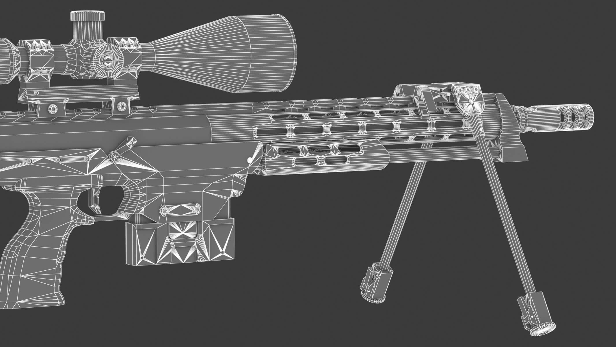 Dsr Precision Low Poly - 3D Model by frezzy