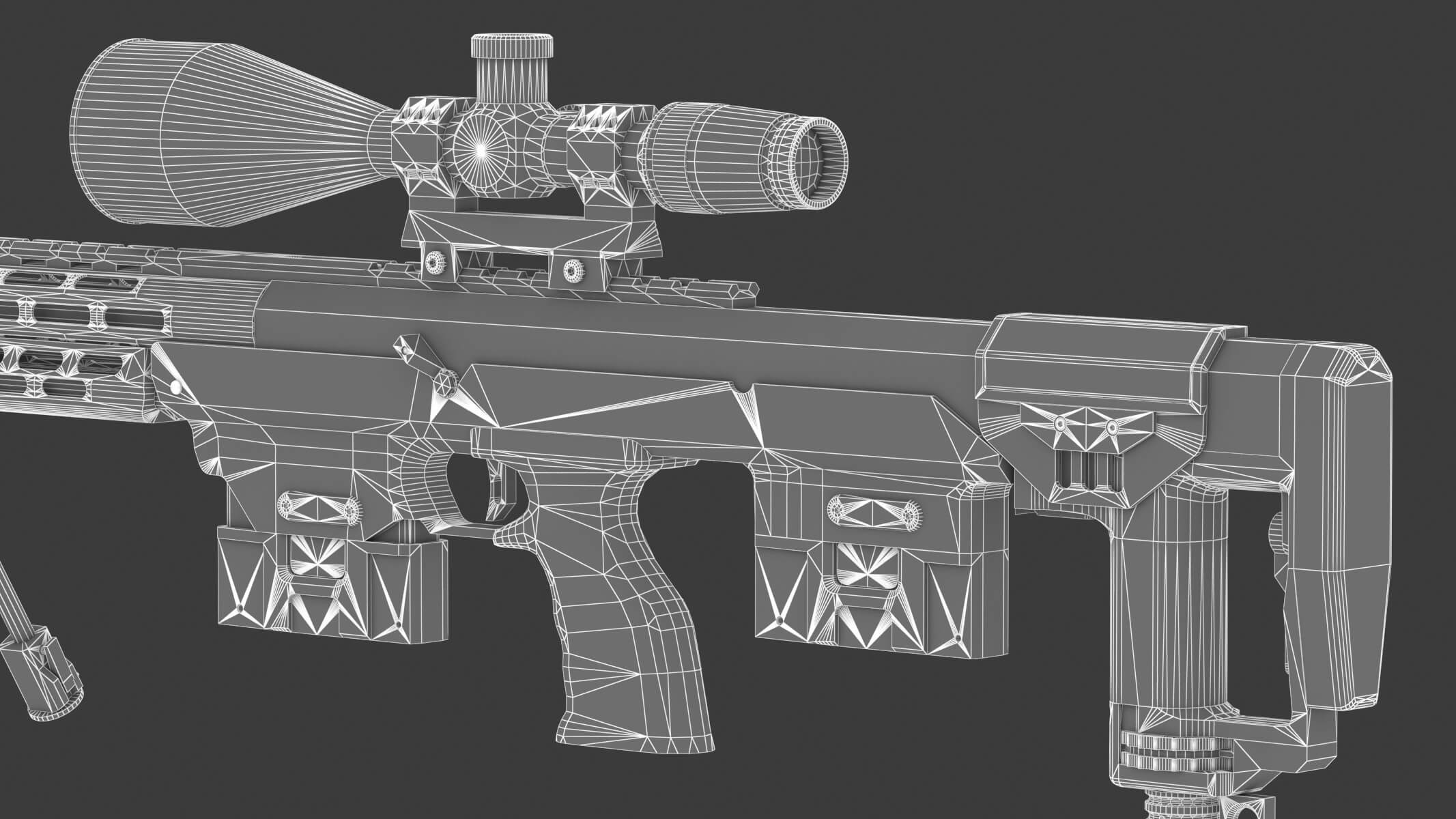 Dsr Precision Low Poly - 3D Model by frezzy