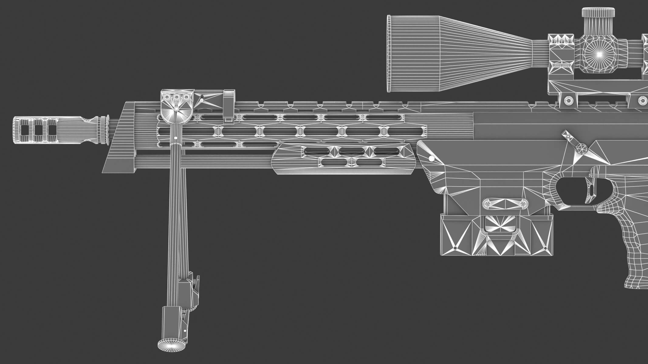 Dsr Precision Low Poly - 3D Model by frezzy
