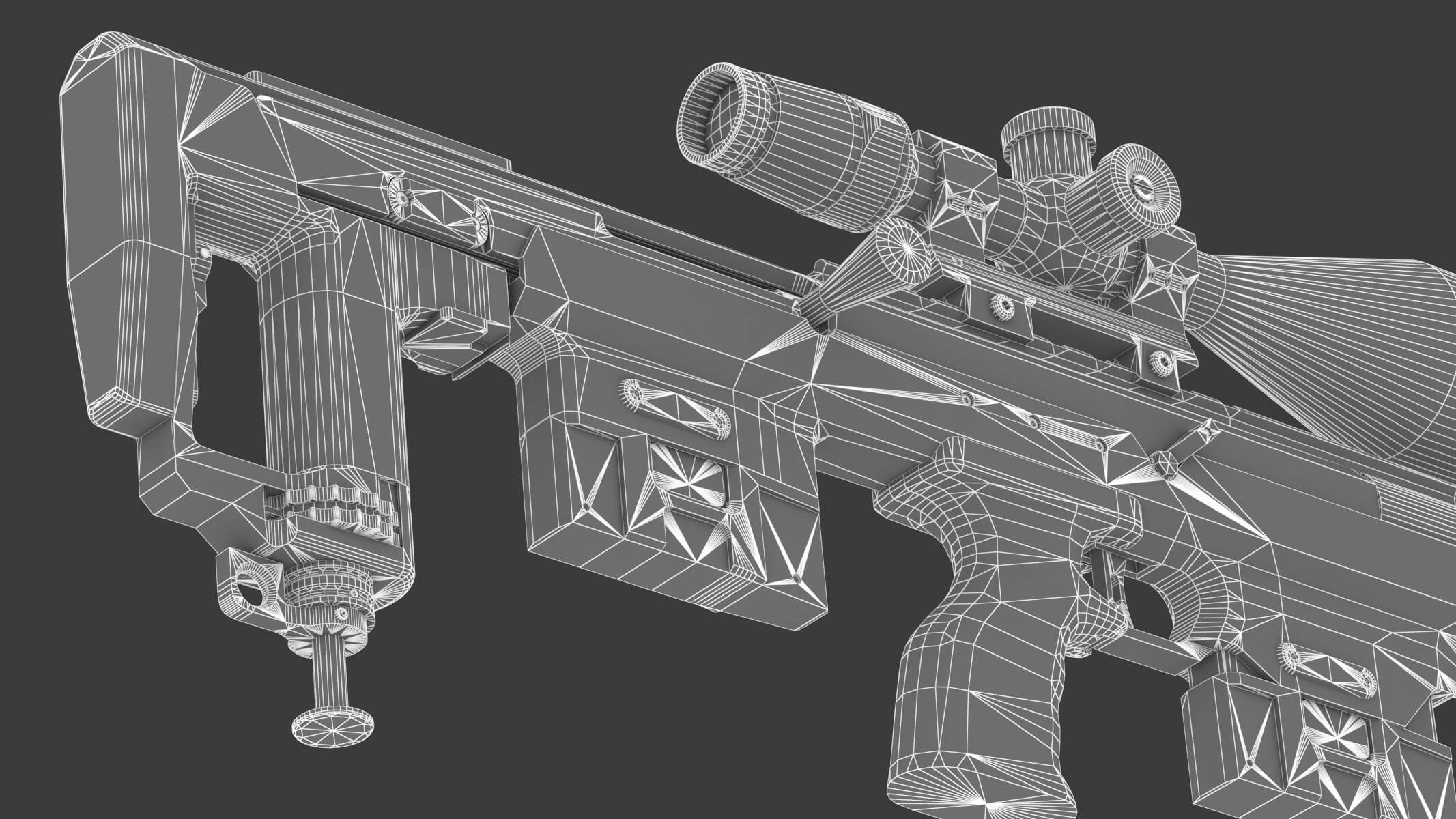 Dsr Precision Low Poly - 3D Model by frezzy