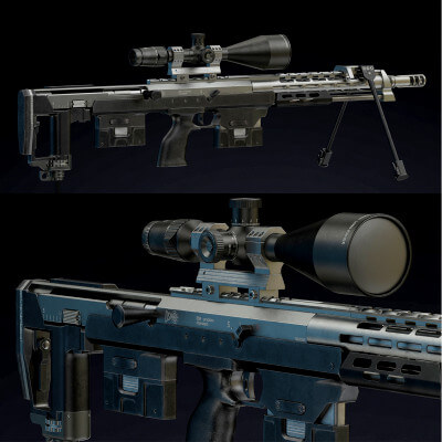 Dsr Precision Low Poly - 3D Model by frezzy