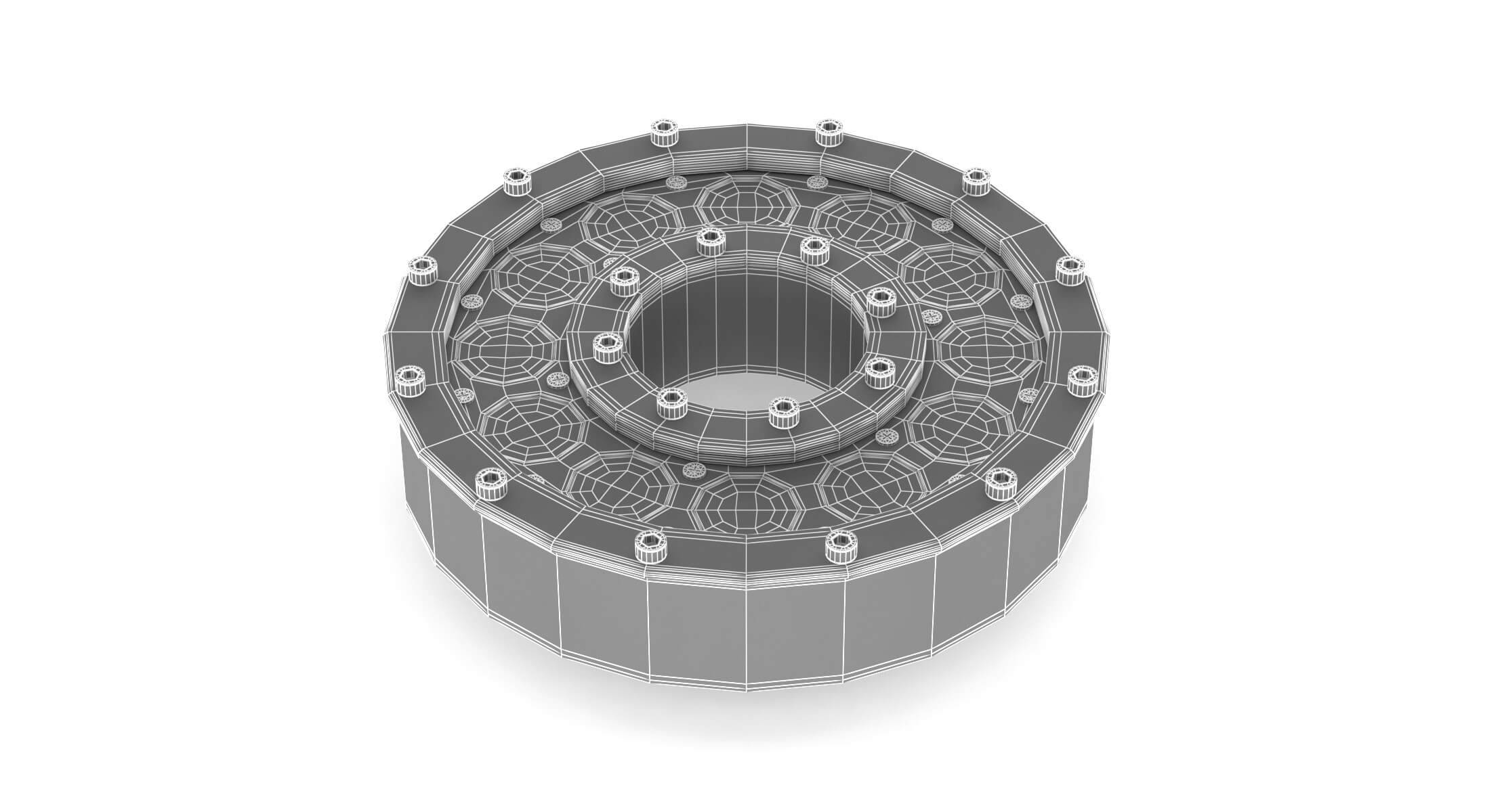 DTS LED Underwater Donut 12 FC - 3D Model by frezzy