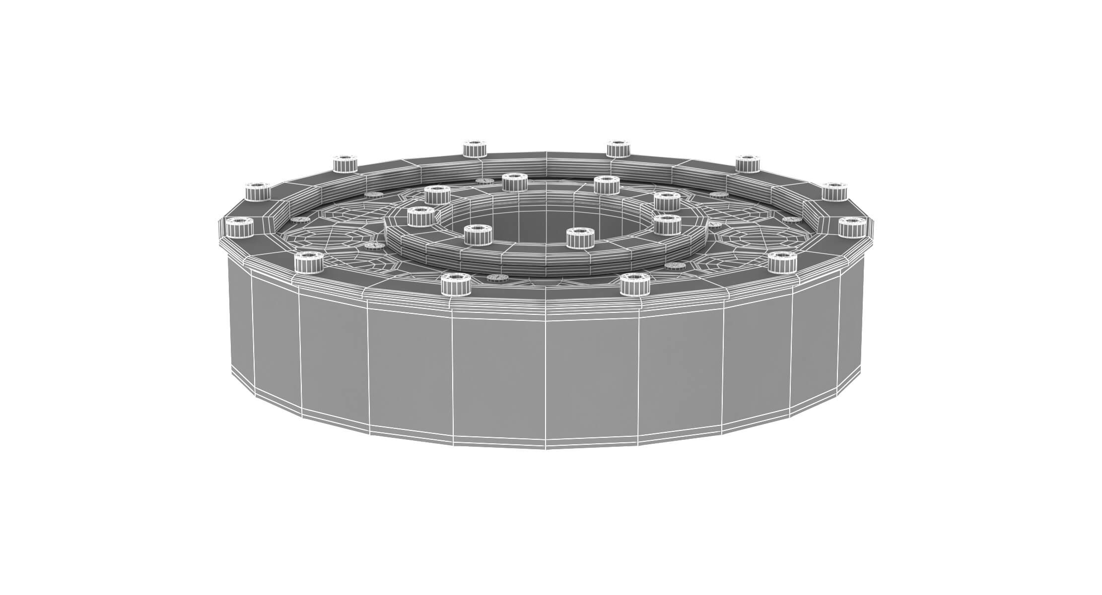 DTS LED Underwater Donut 12 FC - 3D Model by frezzy