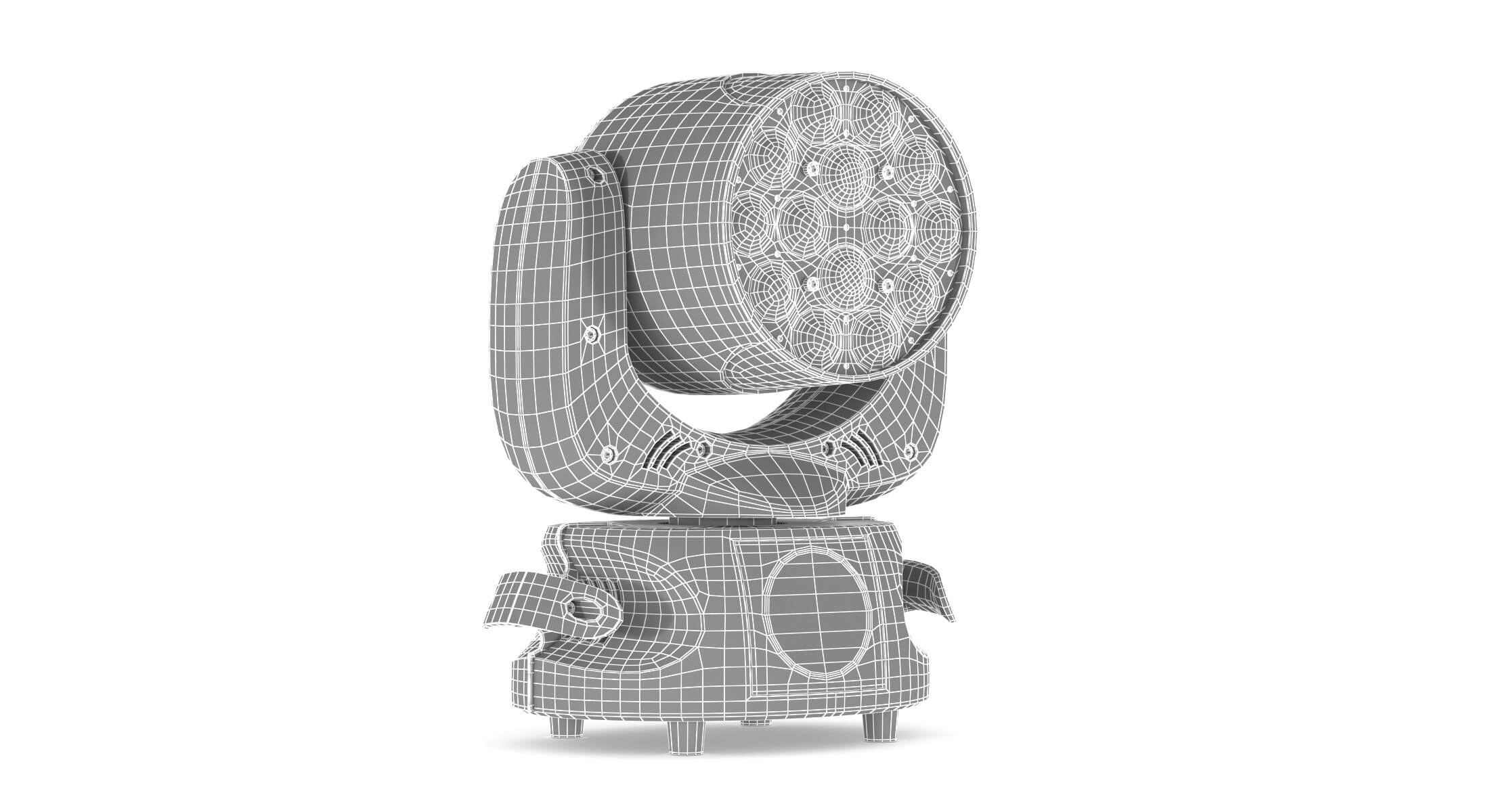 DTS Wash Moving Head Nick NRG 801 - 3D Model by frezzy