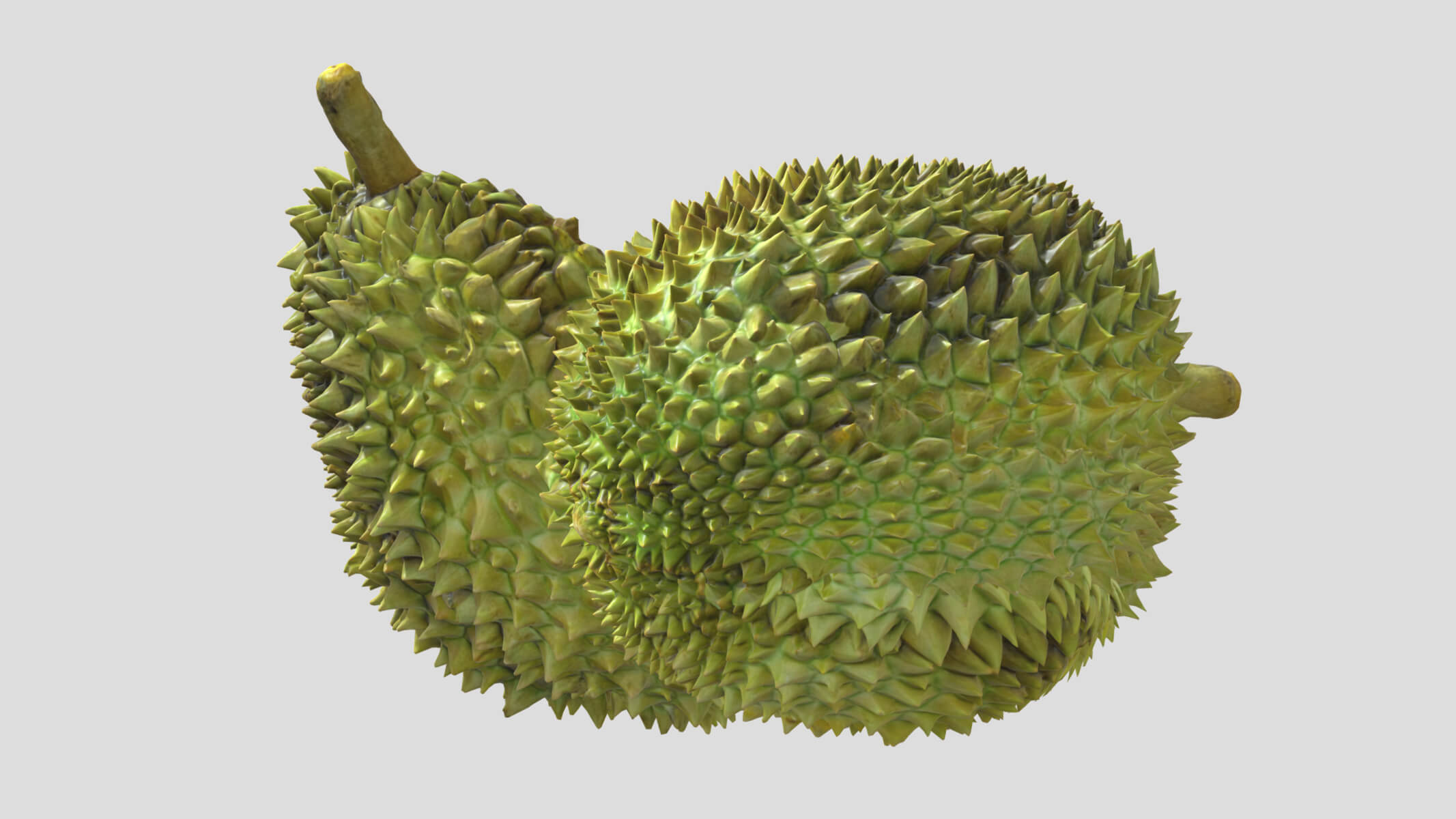 Durian Low Poly - 3D Model by frezzy